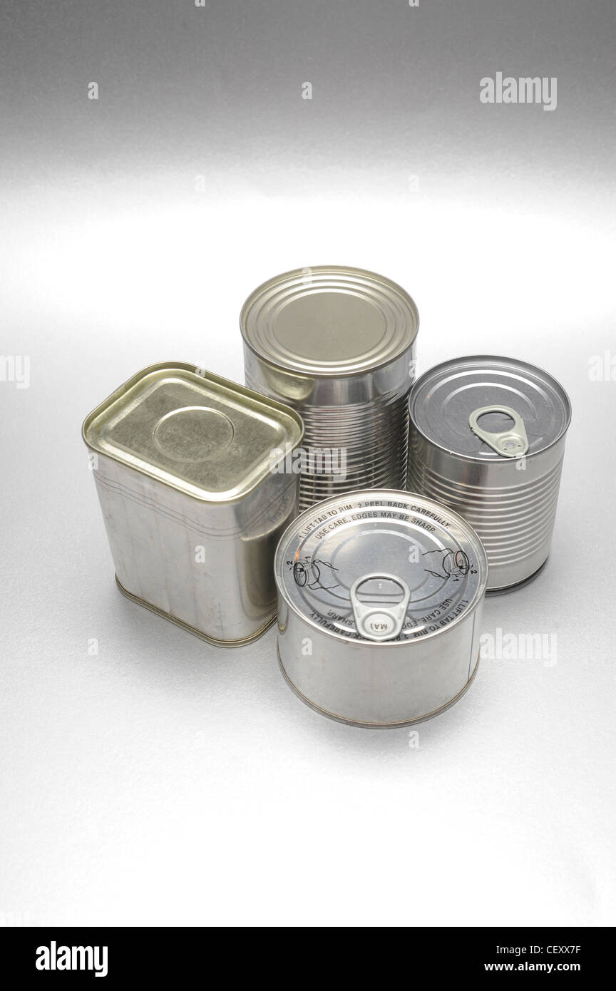 Years Of The Tin Can A still life image of a group of tinned food ...