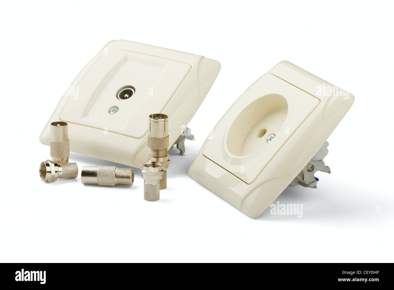 Universal socket Cut Out Stock Images & Pictures - Alamy