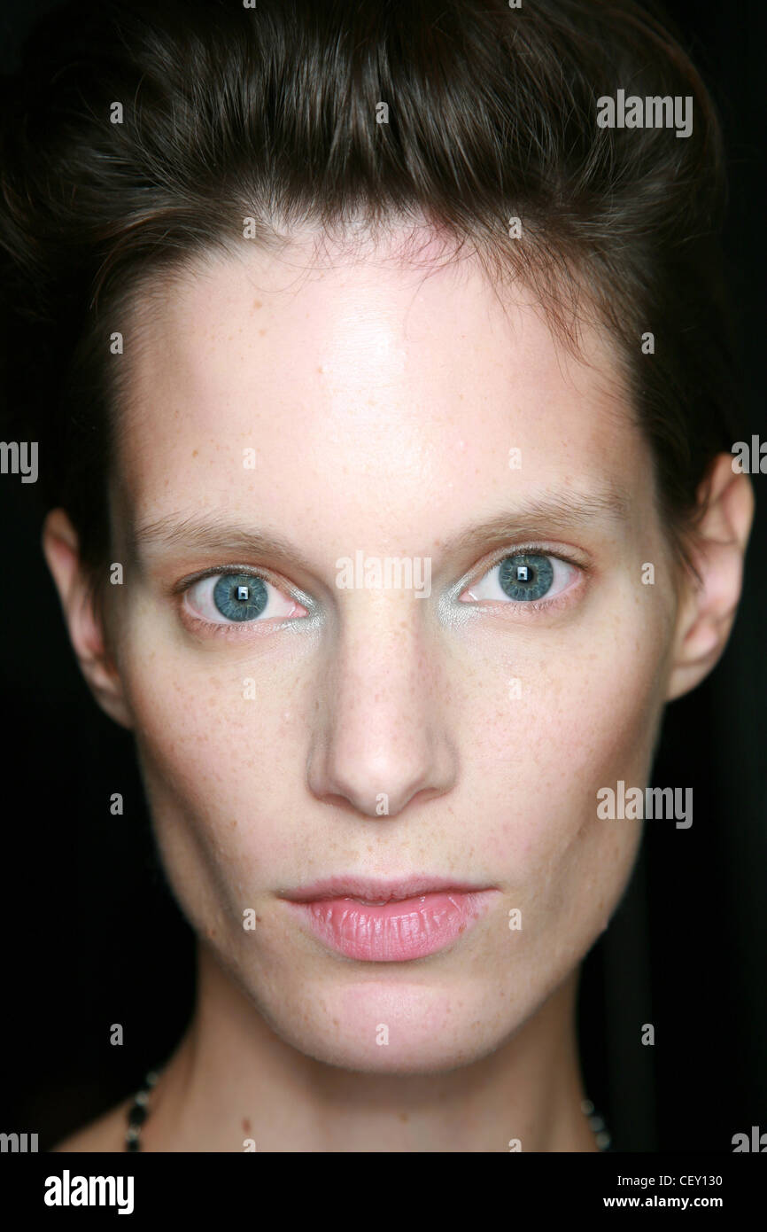 Preen Backstage Beauty New York Ready to Wear Spring Summer Head shot ...