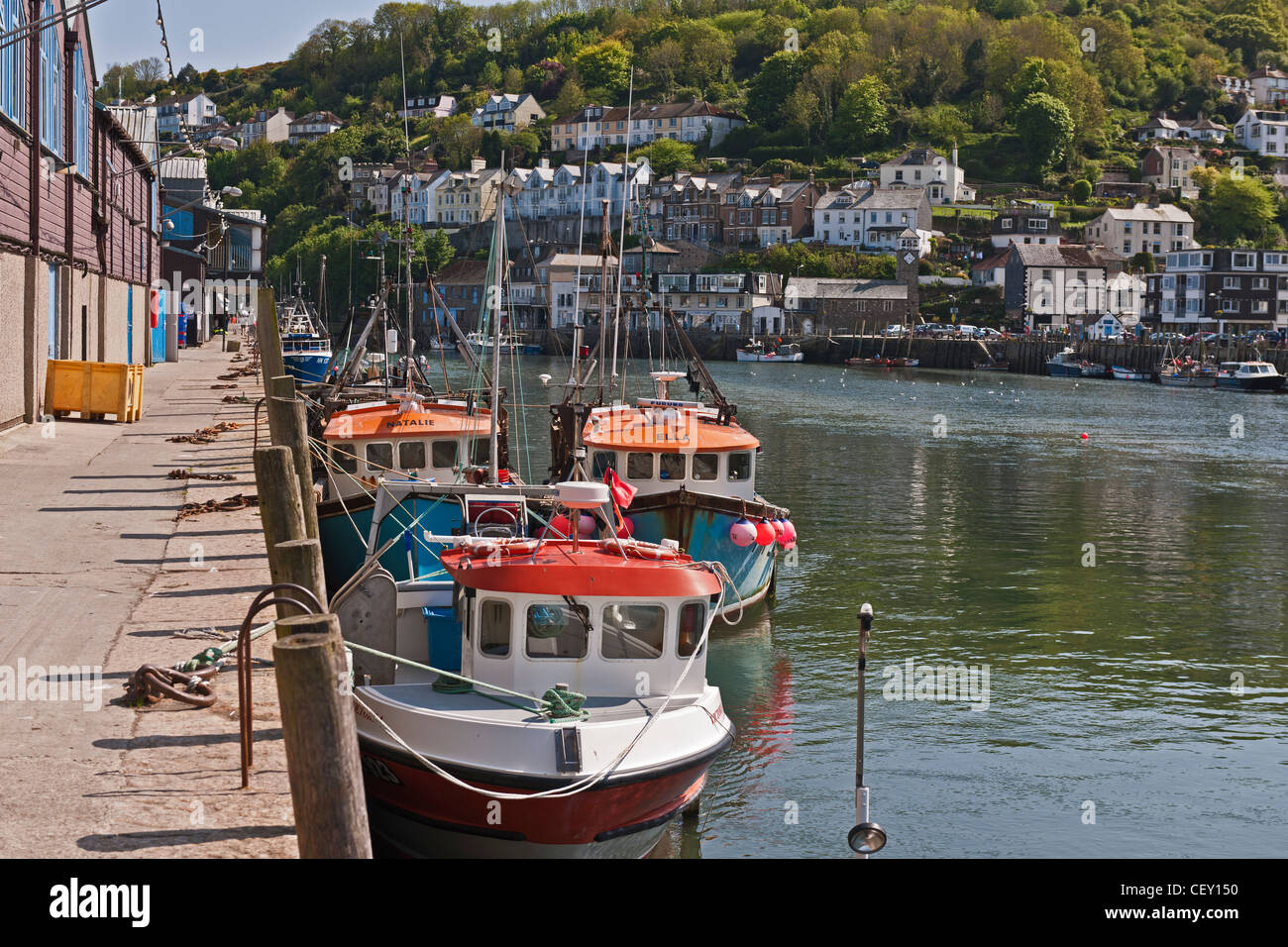 Looe, Looe Harbour, Cornwall, Great Britain, UK Stock Photo - Alamy
