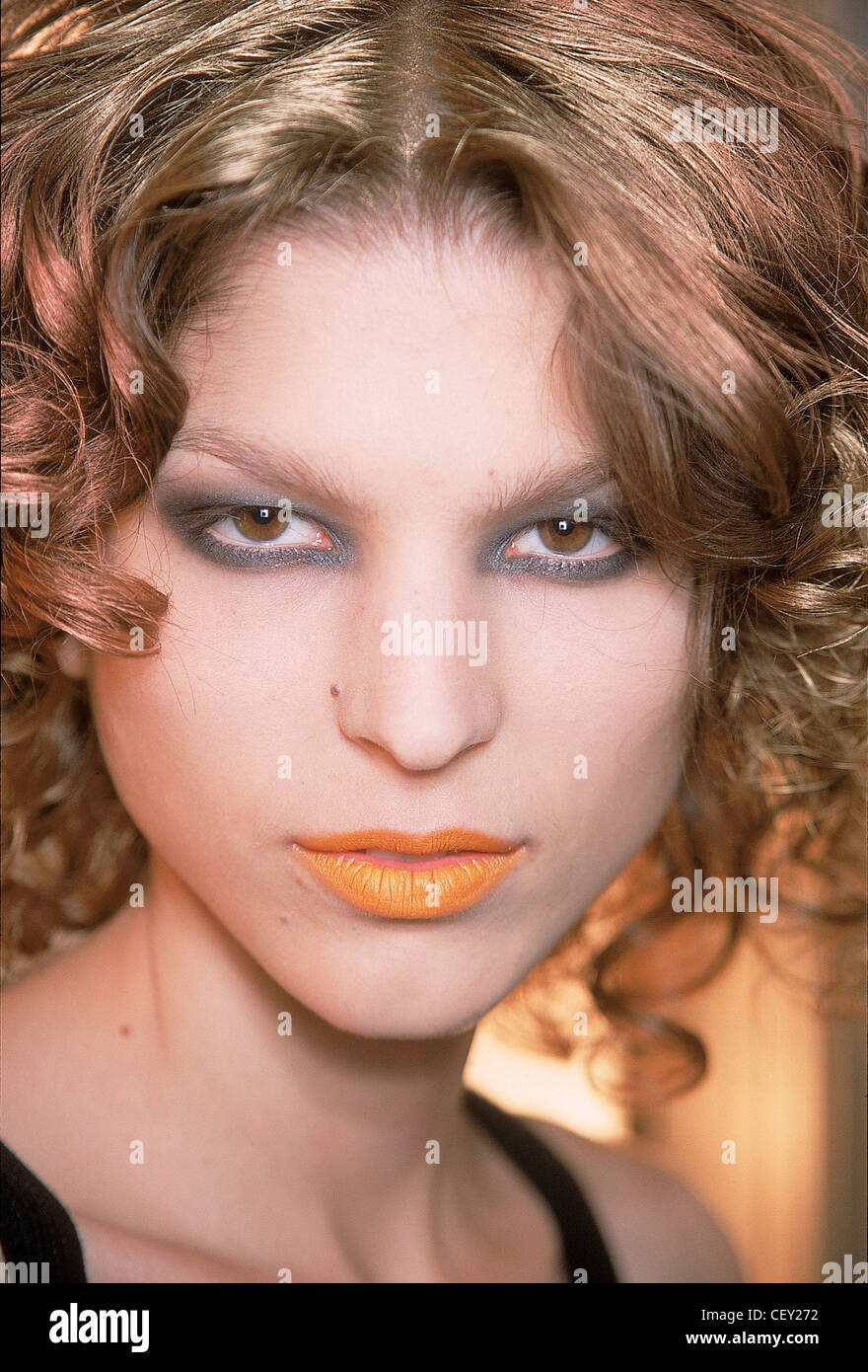 Backstage at Boudicca London Ready to Wear S S Model curly shoulder ...
