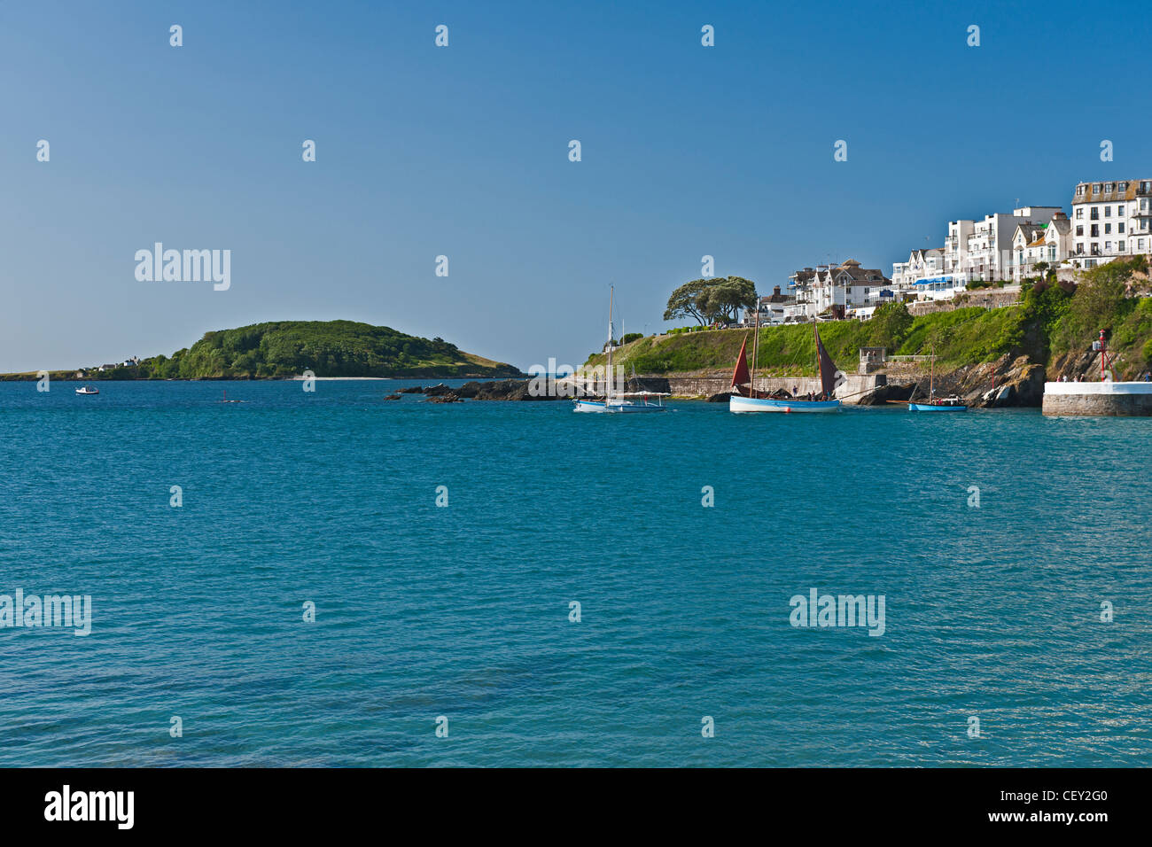 Luggers looe island hi-res stock photography and images - Alamy