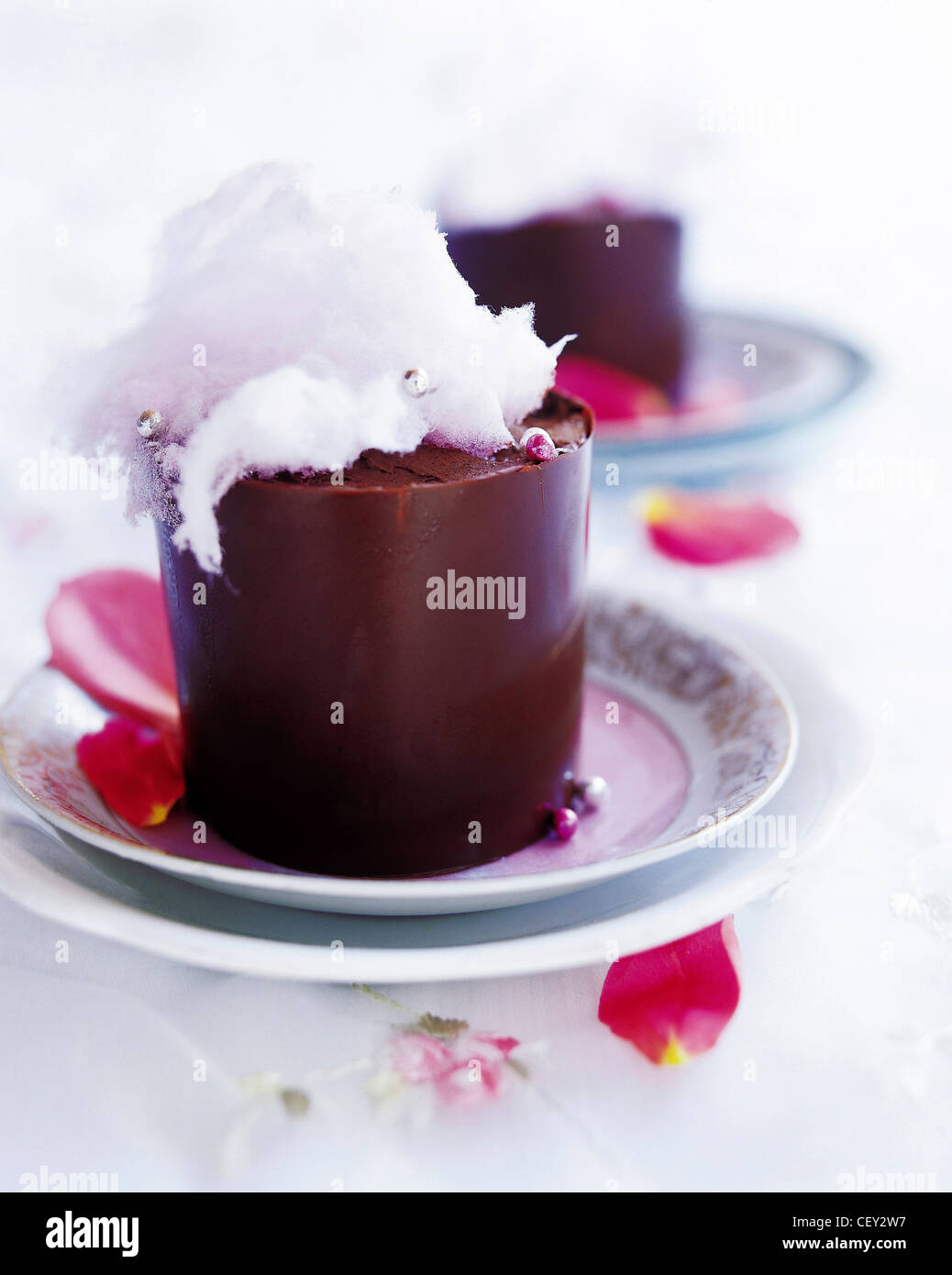 Chic Chocolate Tubes Chocolate tubes filled with chocolate mousse ...