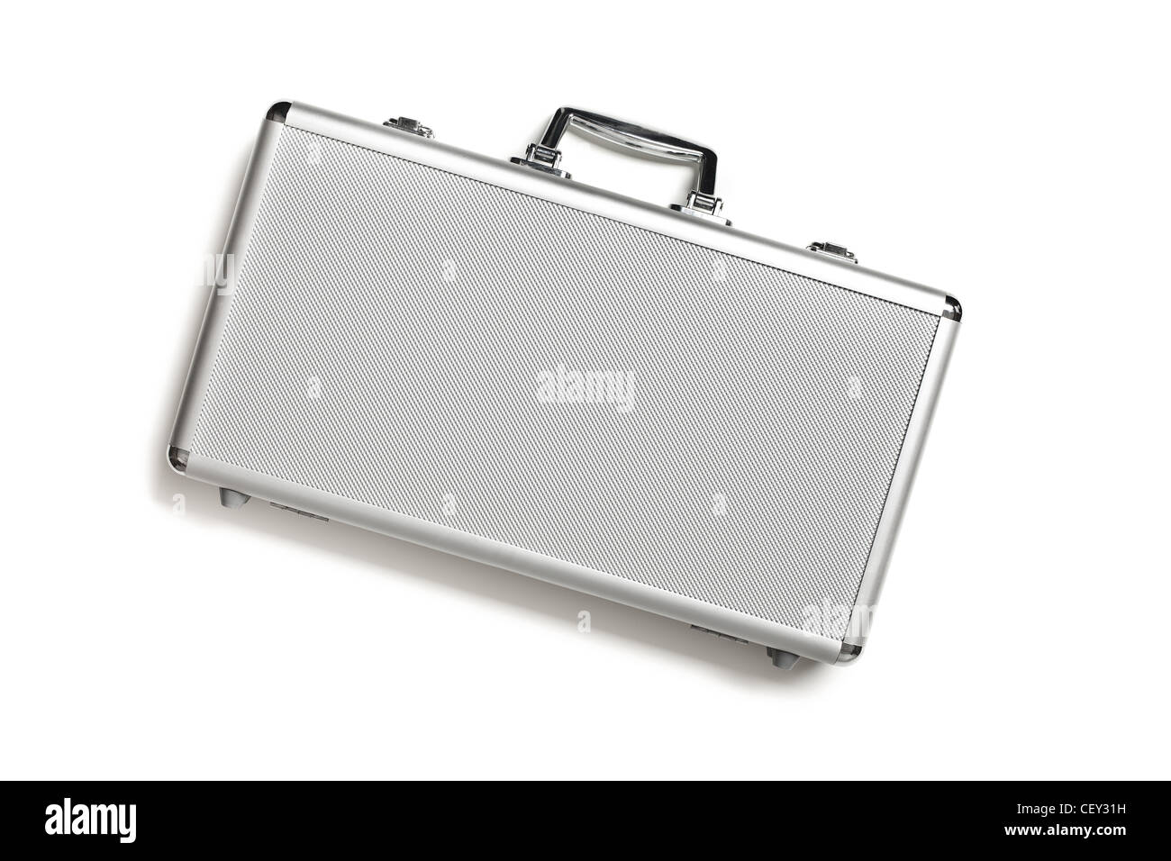 Security aluminum case on white background Stock Photo - Alamy