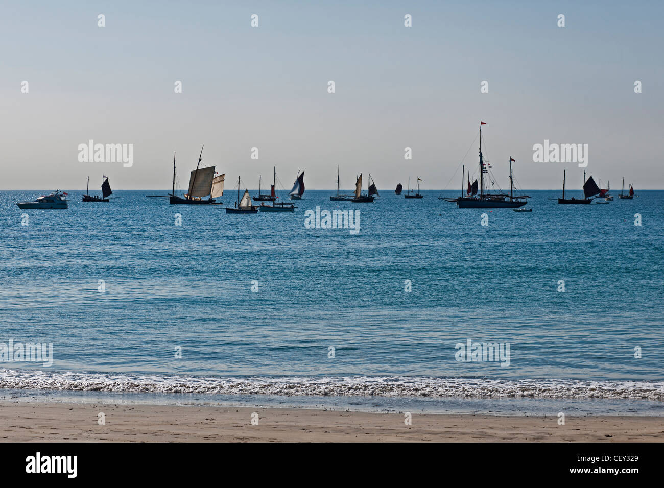 Looe, Luggers, Boats, Cornwall, Great Britain, UK Stock Photo - Alamy