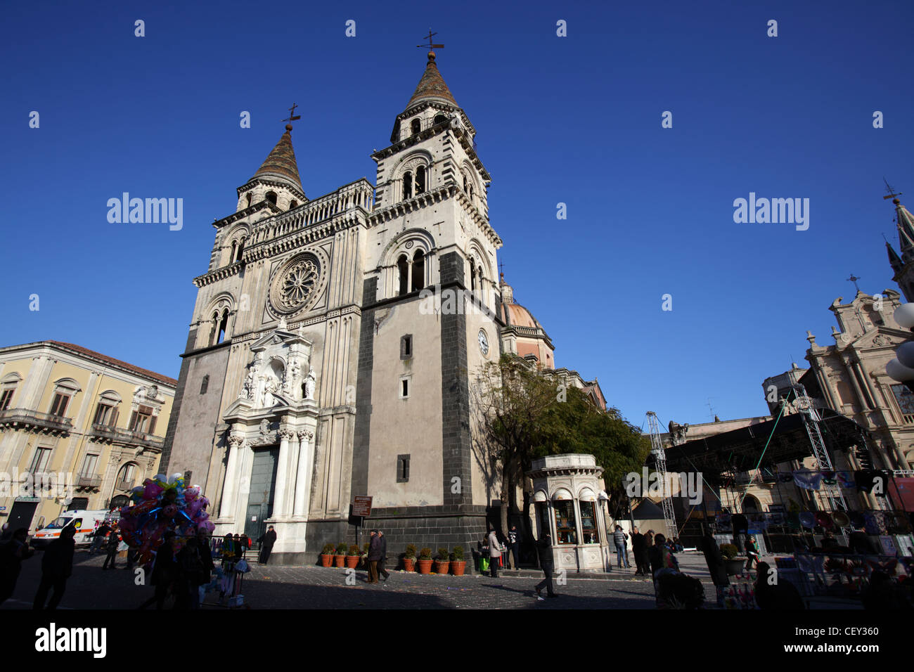 The Cathedral of Acireale, Acireale, Sicily, Italy Stock Photo - Alamy