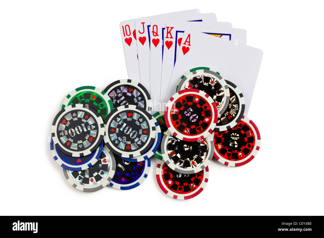 Chips game Cut Out Stock Images & Pictures - Alamy