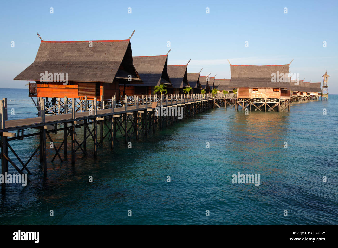 Kapalai resort at Kapalai Island, Borneo, Malaysia Stock Photo - Alamy