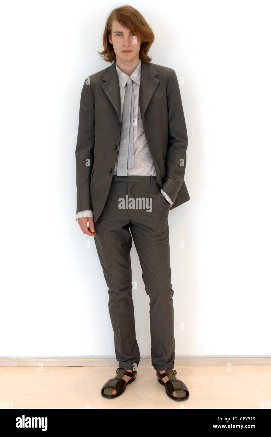 Marni Paris Ready to Wear Menswear Spring Summer Blonde male model long ...