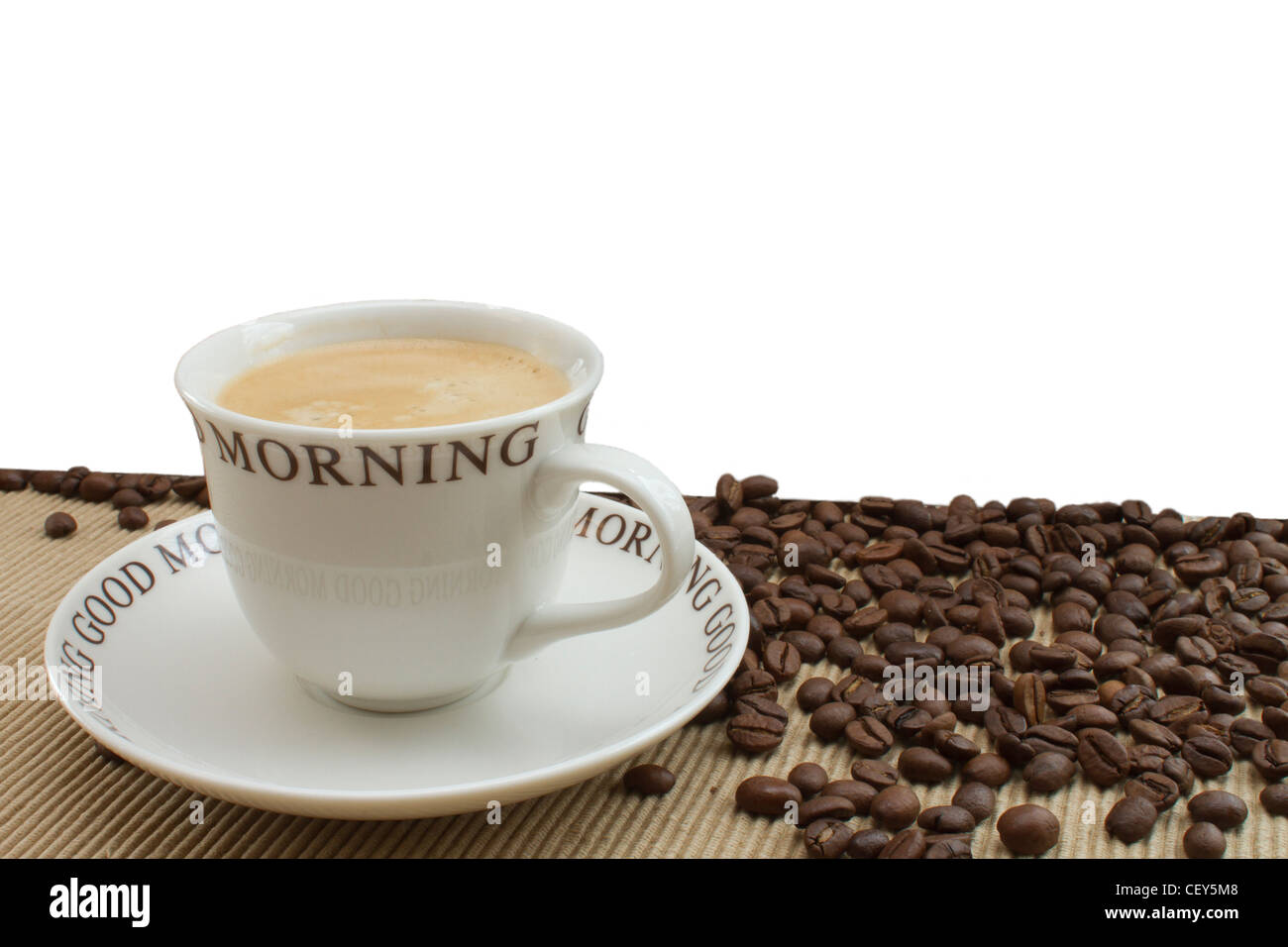 good morning coffee Stock Photo - Alamy