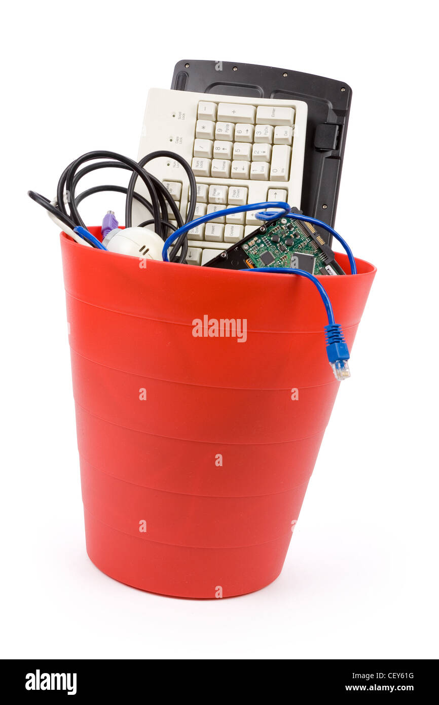 Broken can Cut Out Stock Images & Pictures - Alamy