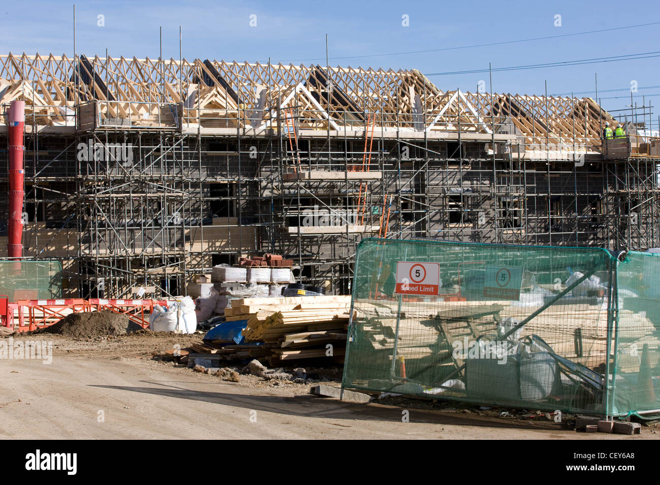 Keir building site Stock Photo - Alamy