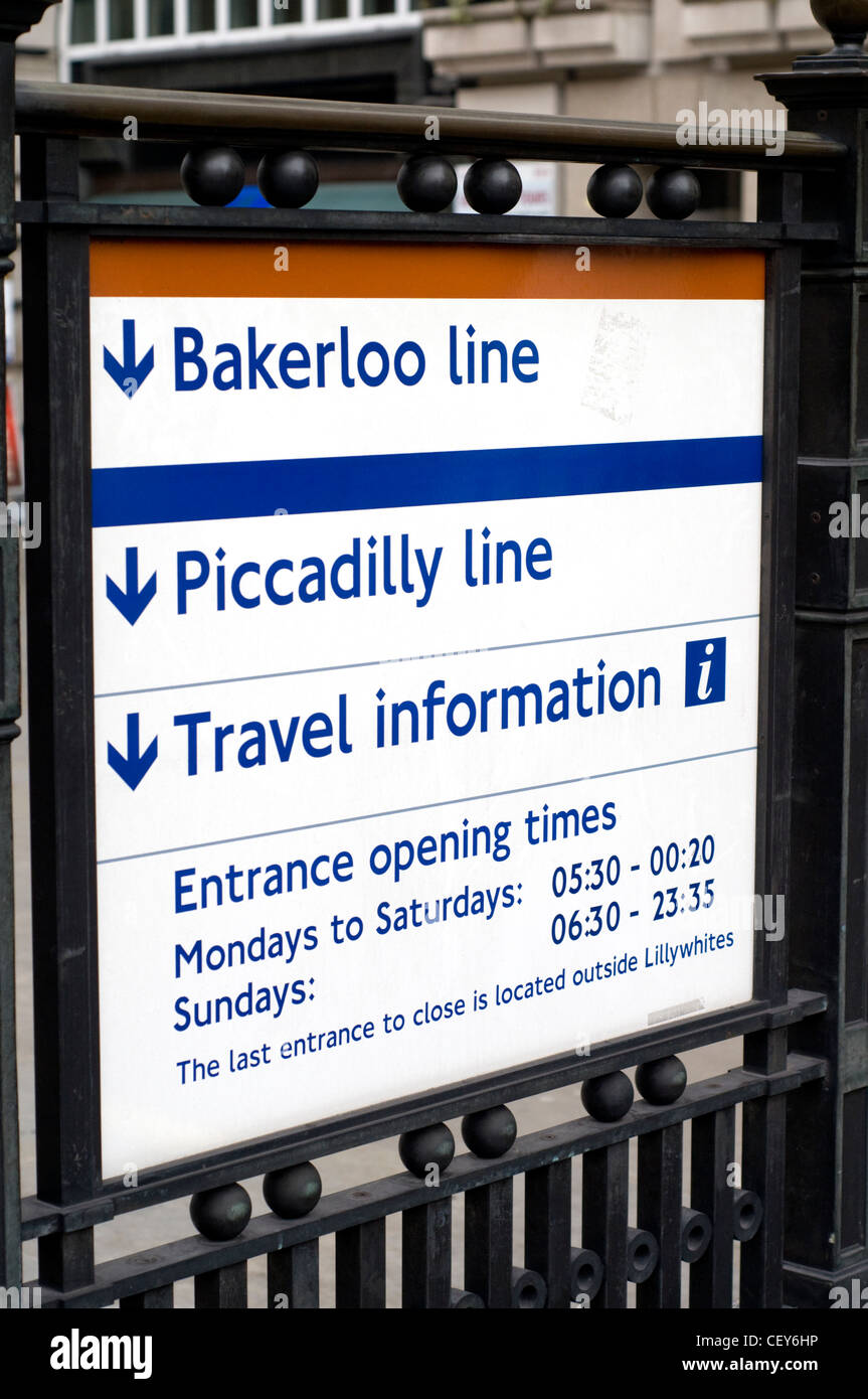 Bakerloo line underground station hi-res stock photography and images ...