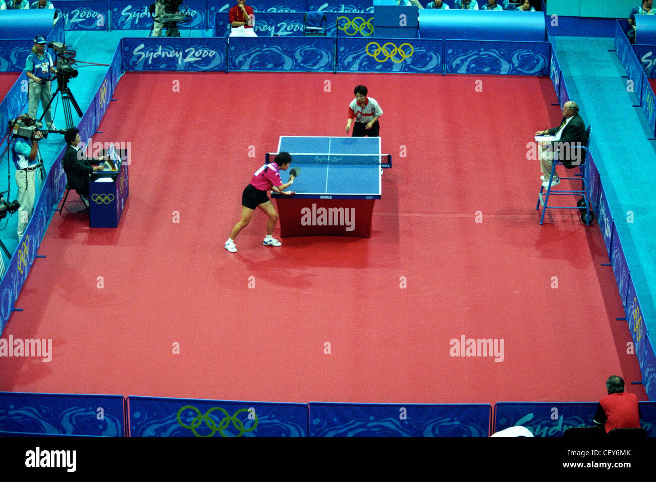 Women's Table Tennis action at the 2000 Olympic Summer Games Stock ...