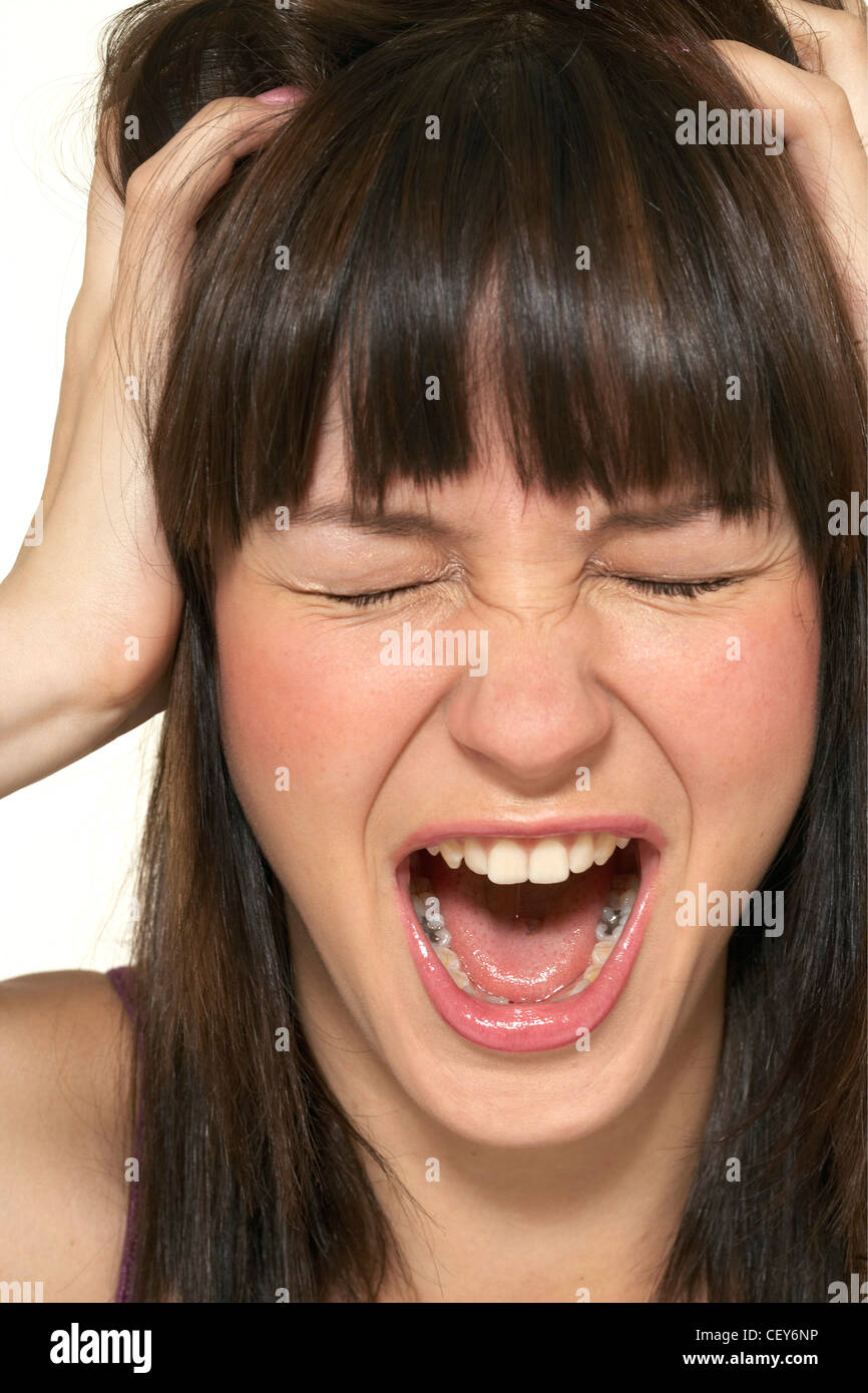 Image of screaming hi-res stock photography and images - Alamy