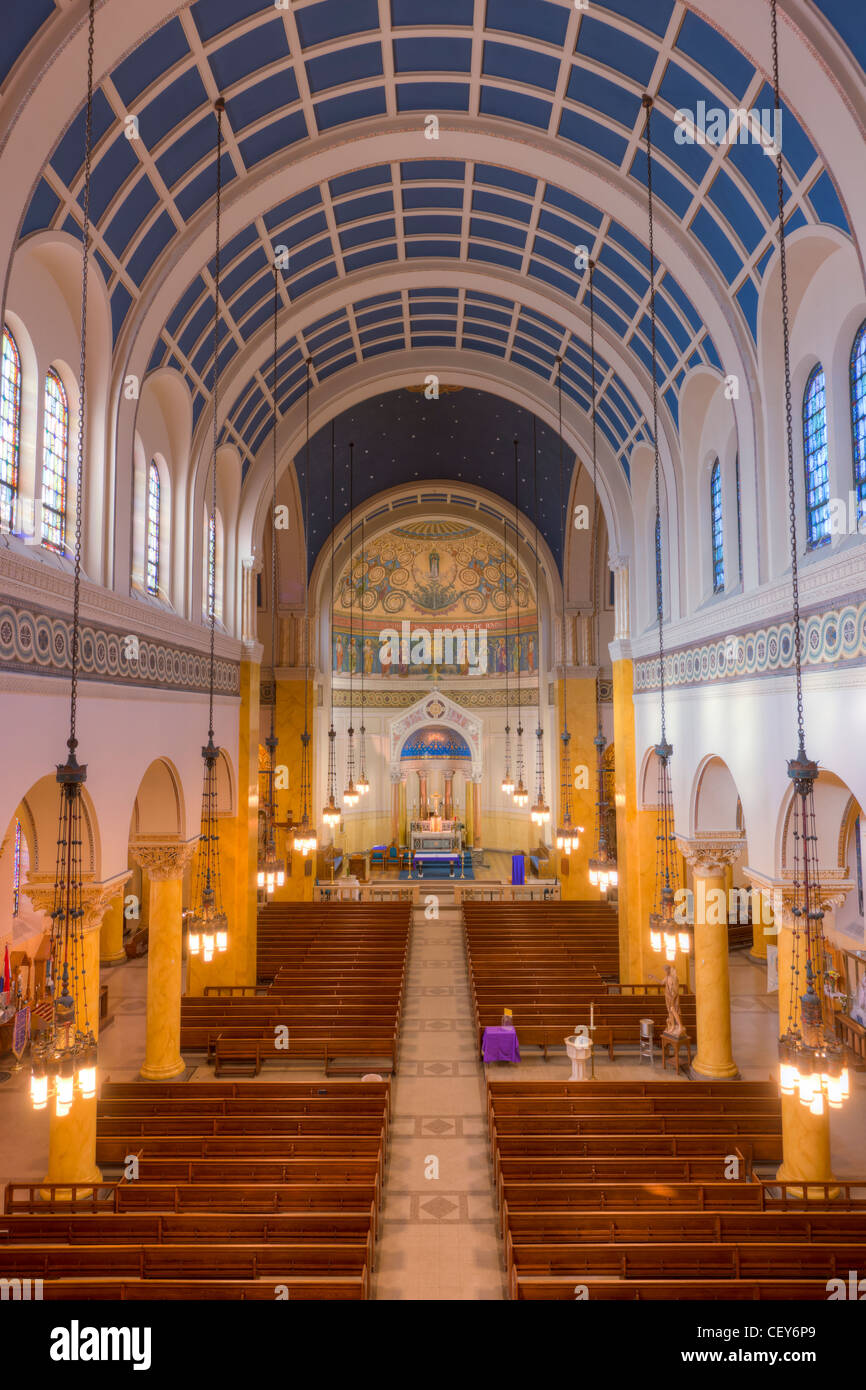 The beautiful interior of St. Mary's Church, one of the churches in the ...
