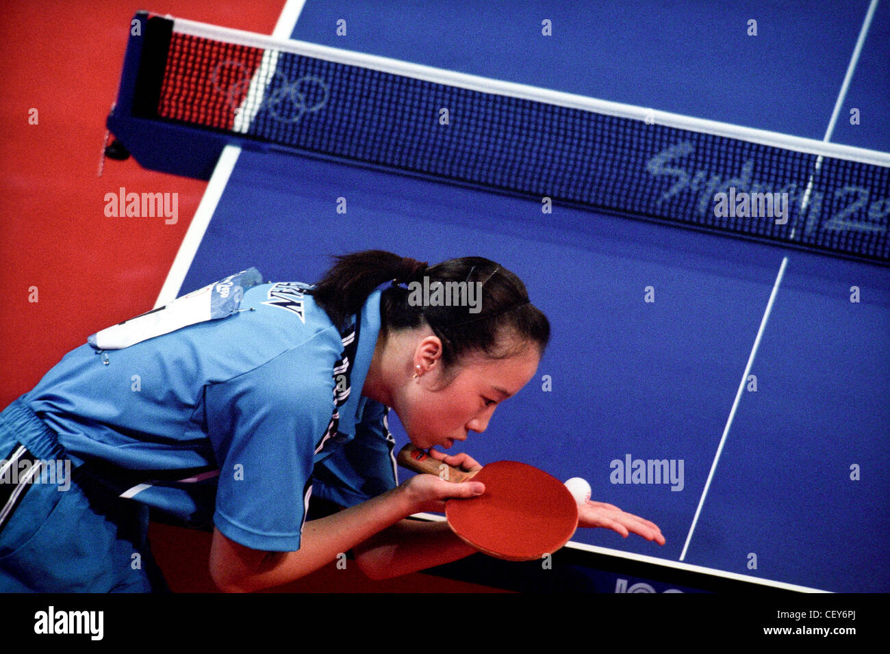 Women's Table Tennis action at the 2000 Olympic Summer Games Stock ...