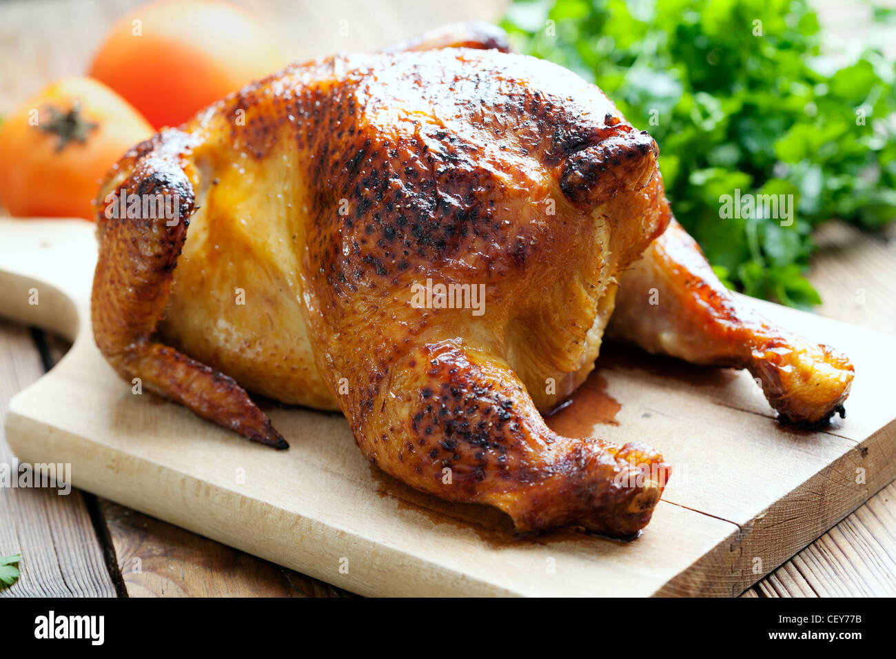 Roast chicken hi-res stock photography and images - Alamy