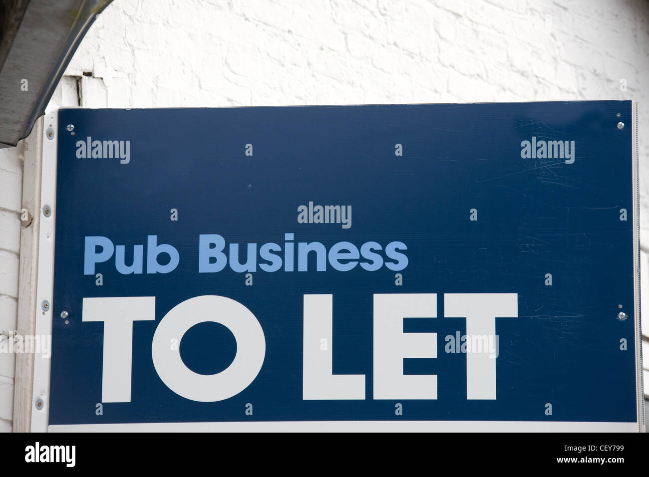 Pub Business to let sign Stock Photo - Alamy
