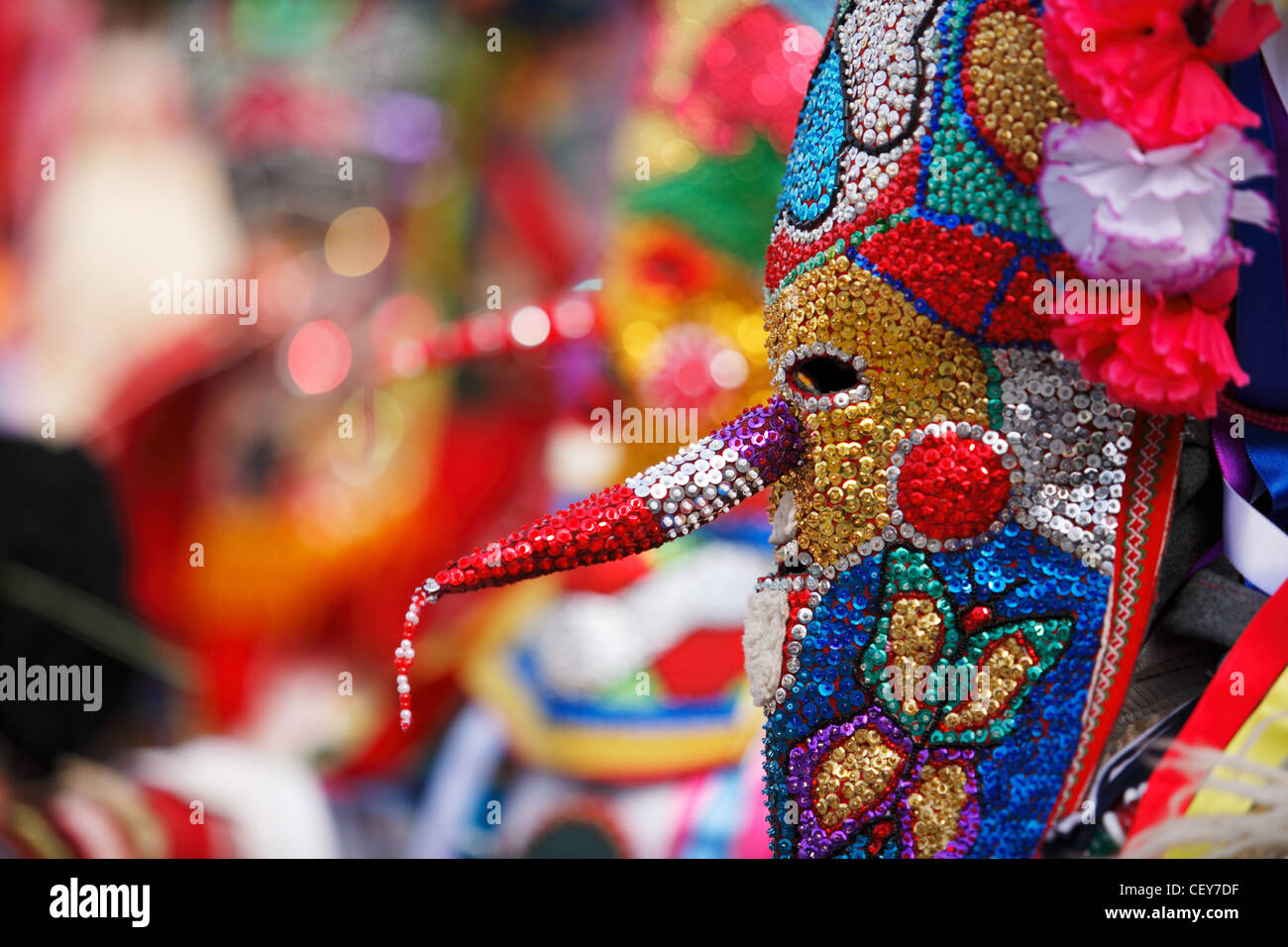 Kukeri traditional mask customs. Unique masquerade tradition from ...