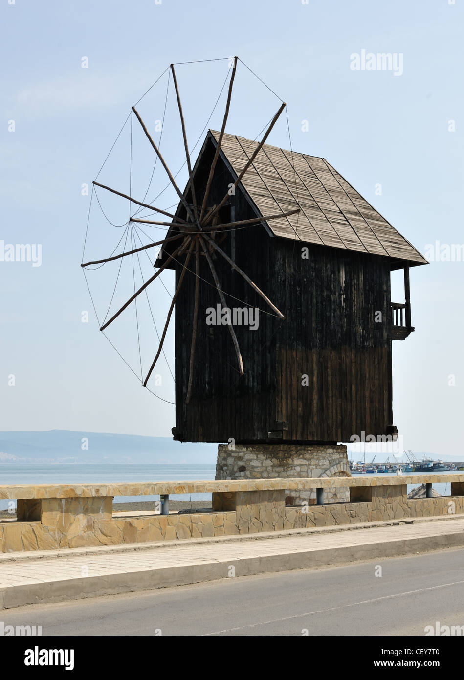 Nessebar windmill hi-res stock photography and images - Alamy