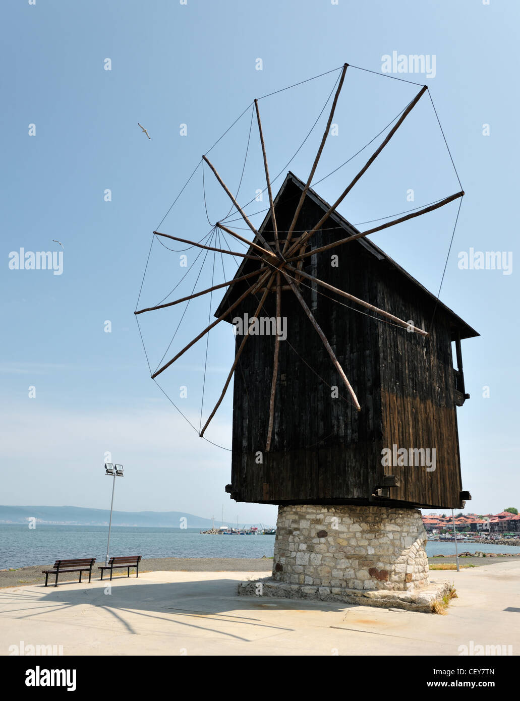 Old wind mill hi-res stock photography and images - Alamy