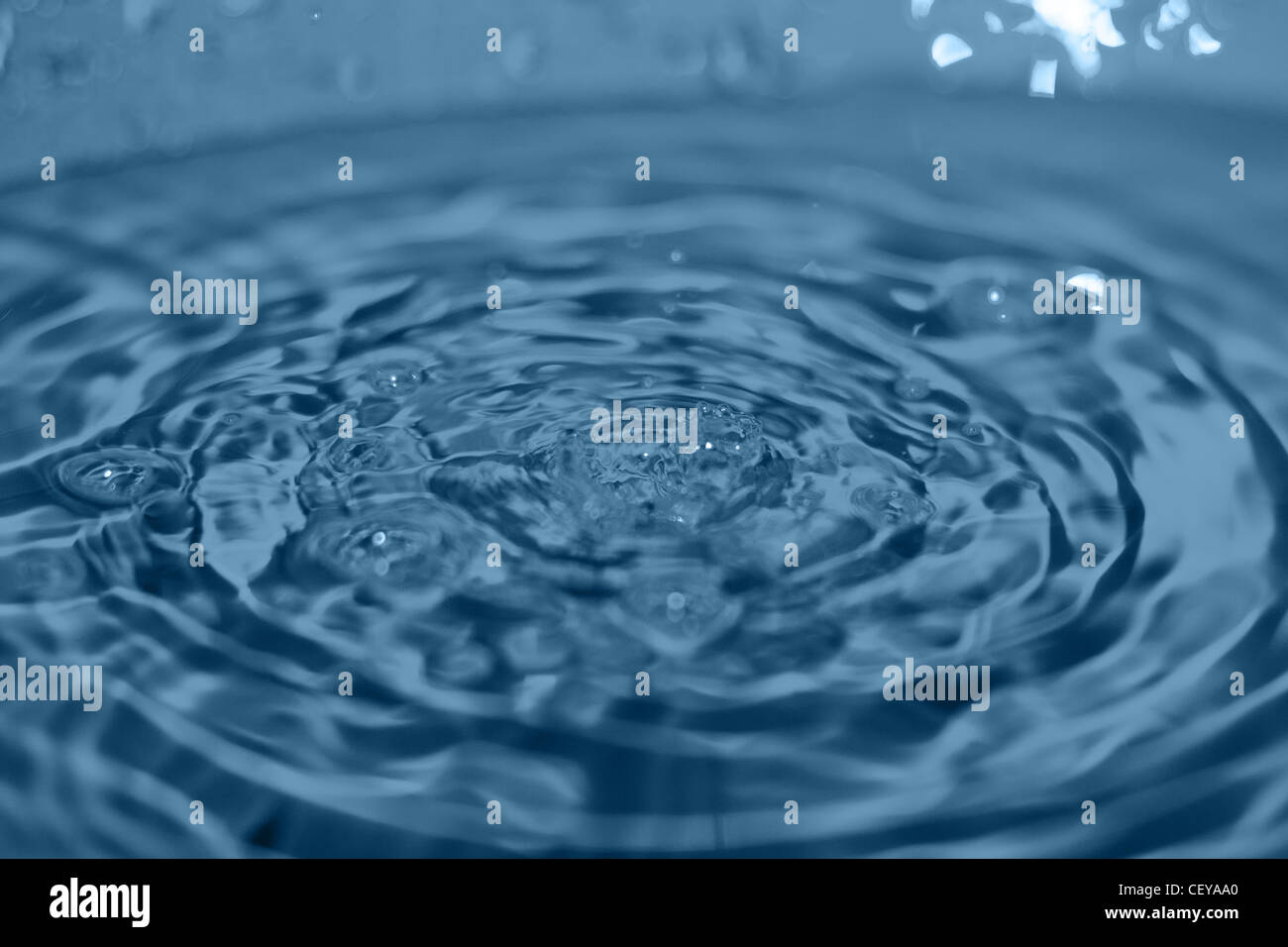 Real water ripples shot with selective focus. This image is shot and ...