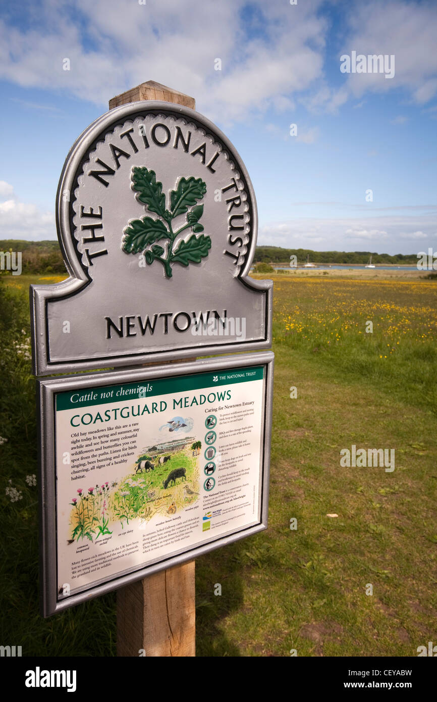 UK, England, Isle of Wight, Newtown harbour, National Trust Coastguard ...
