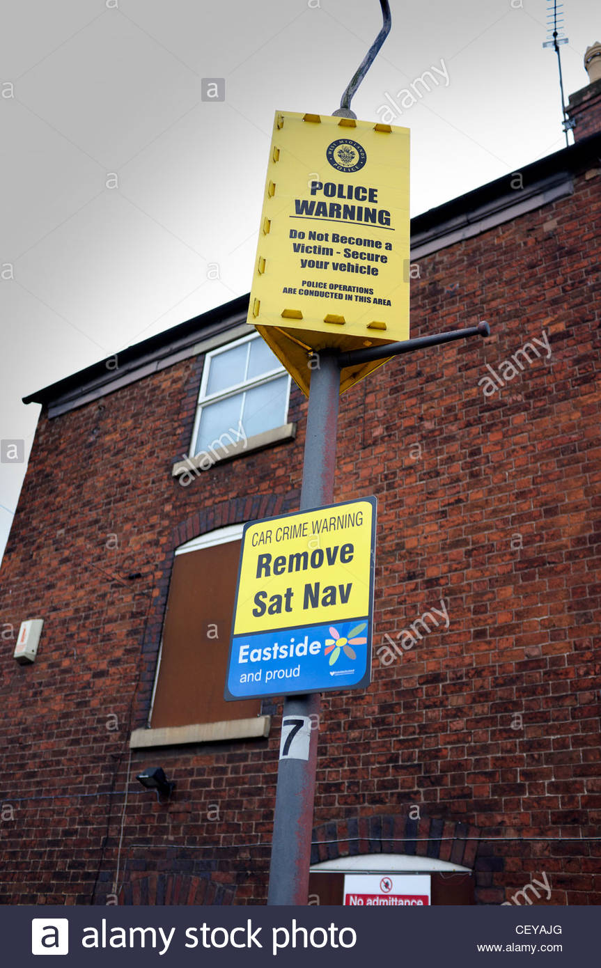 Crime Prevention Sign High Resolution Stock Photography and Images - Alamy