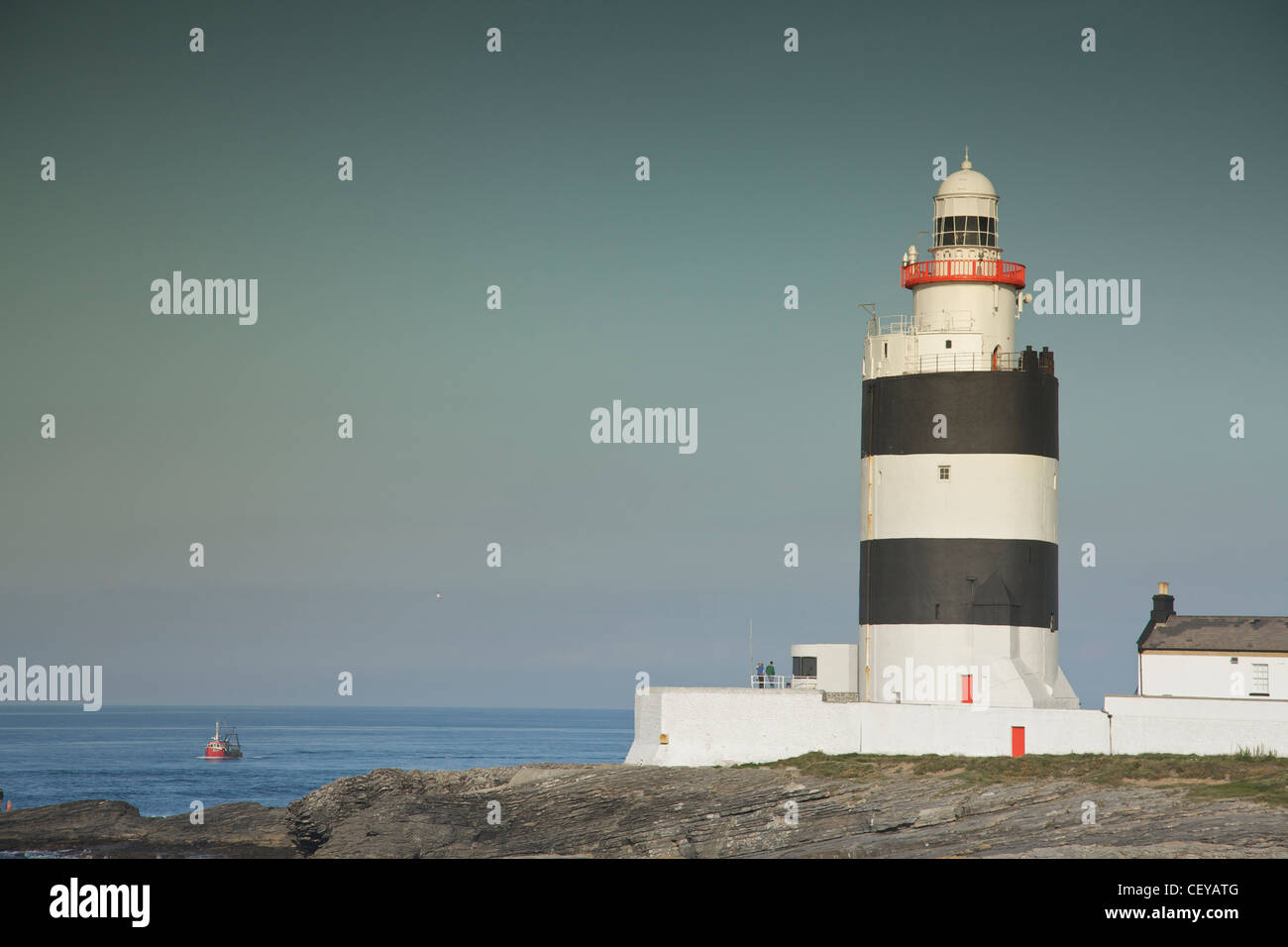 the hook lighthouse; hook head county wexford ireland Stock Photo - Alamy