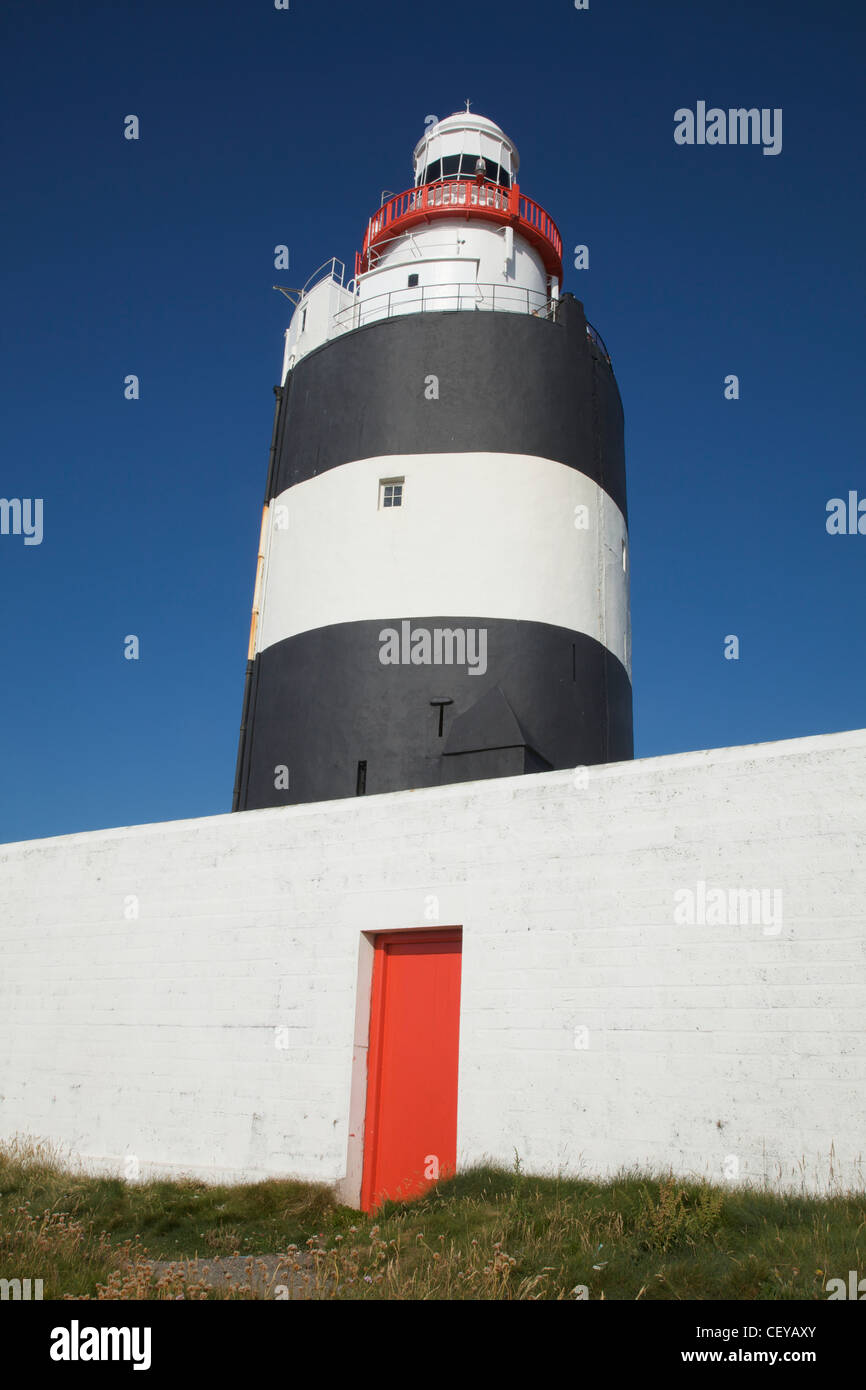 the hook lighthouse; hook head county wexford ireland Stock Photo - Alamy