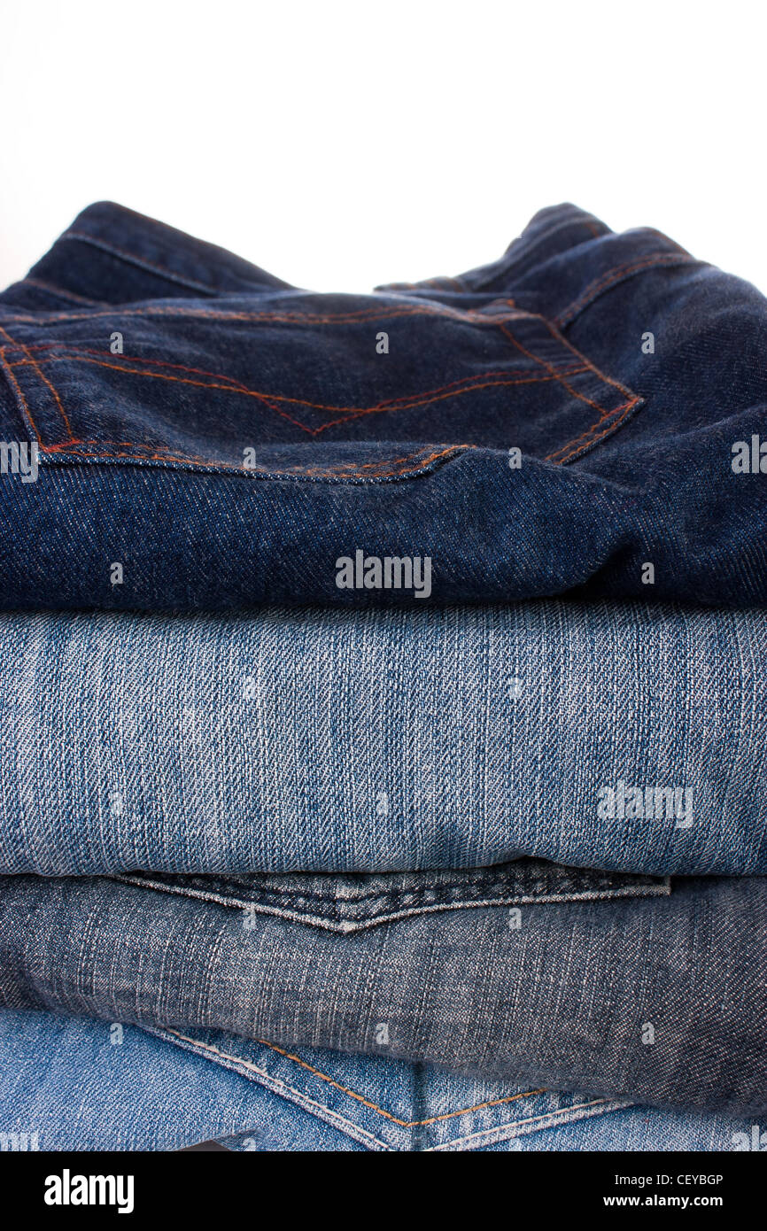 Old pair of jeans hi-res stock photography and images - Alamy