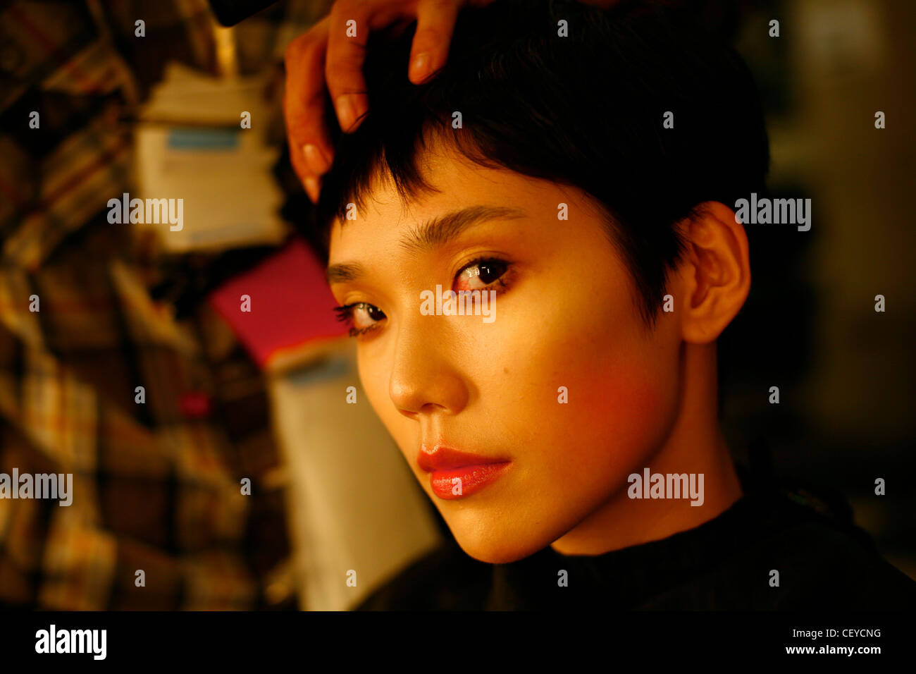 Vivienne Westwood Backstage London Ready to Wear Autumn Win Stock Photo ...