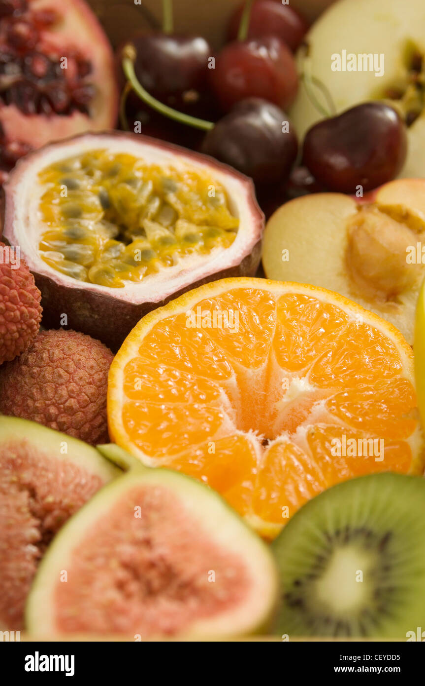 A still life of tropical fruits Stock Photo - Alamy
