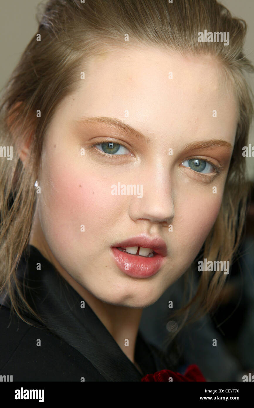 Prada Backstage Milan Ready to Wear Autumn Winter 2011 2012 Stock Photo ...