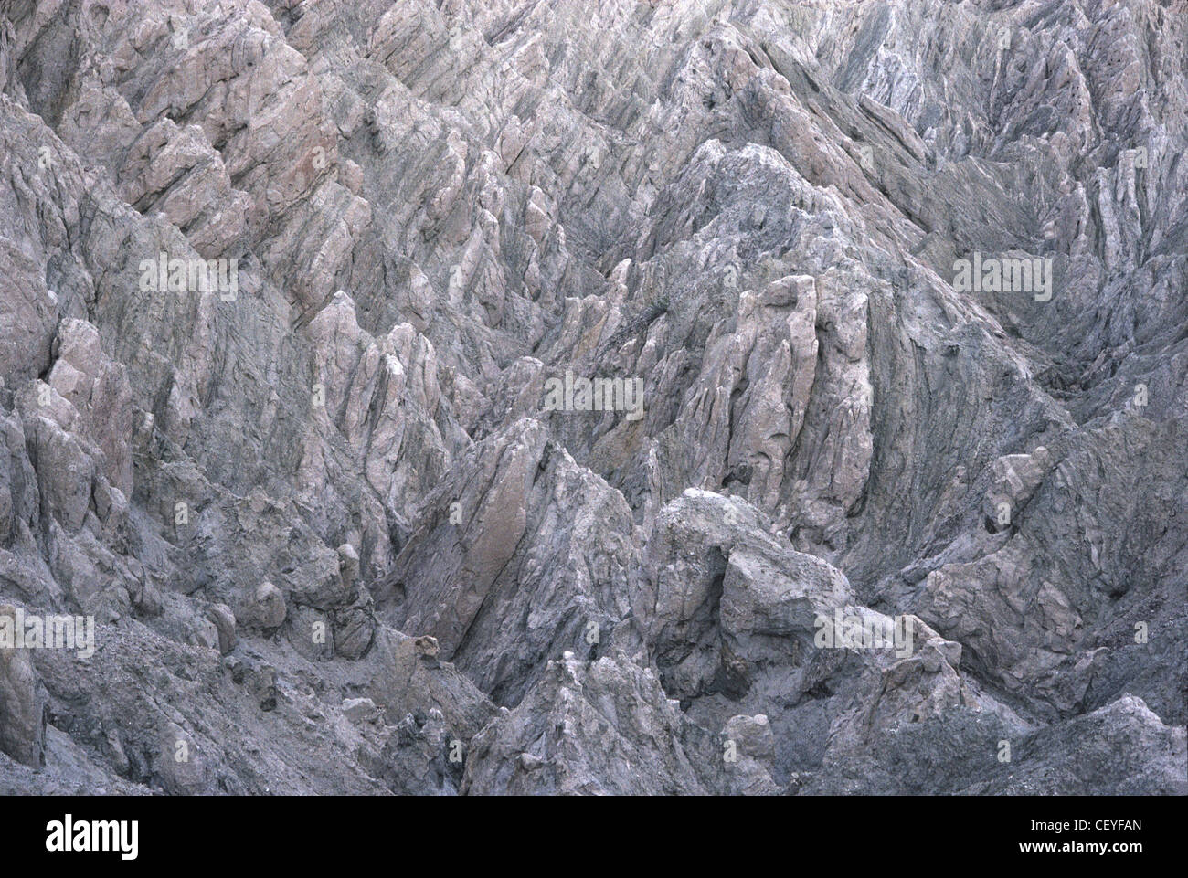 Badlands Mecca Hills area Riverside County California USA Stock Photo ...