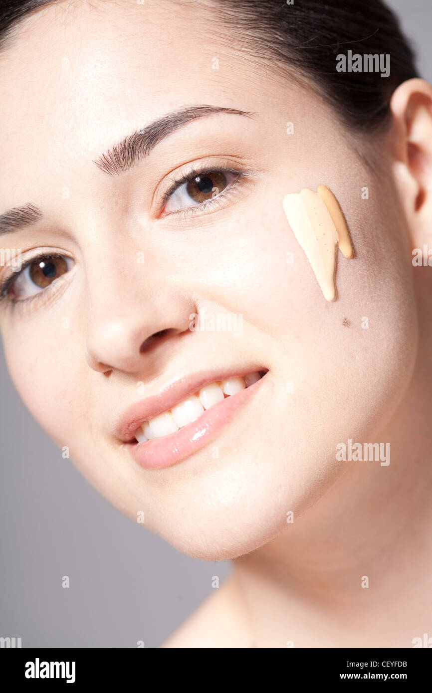 Step-by-Step Make Up Stock Photo - Alamy