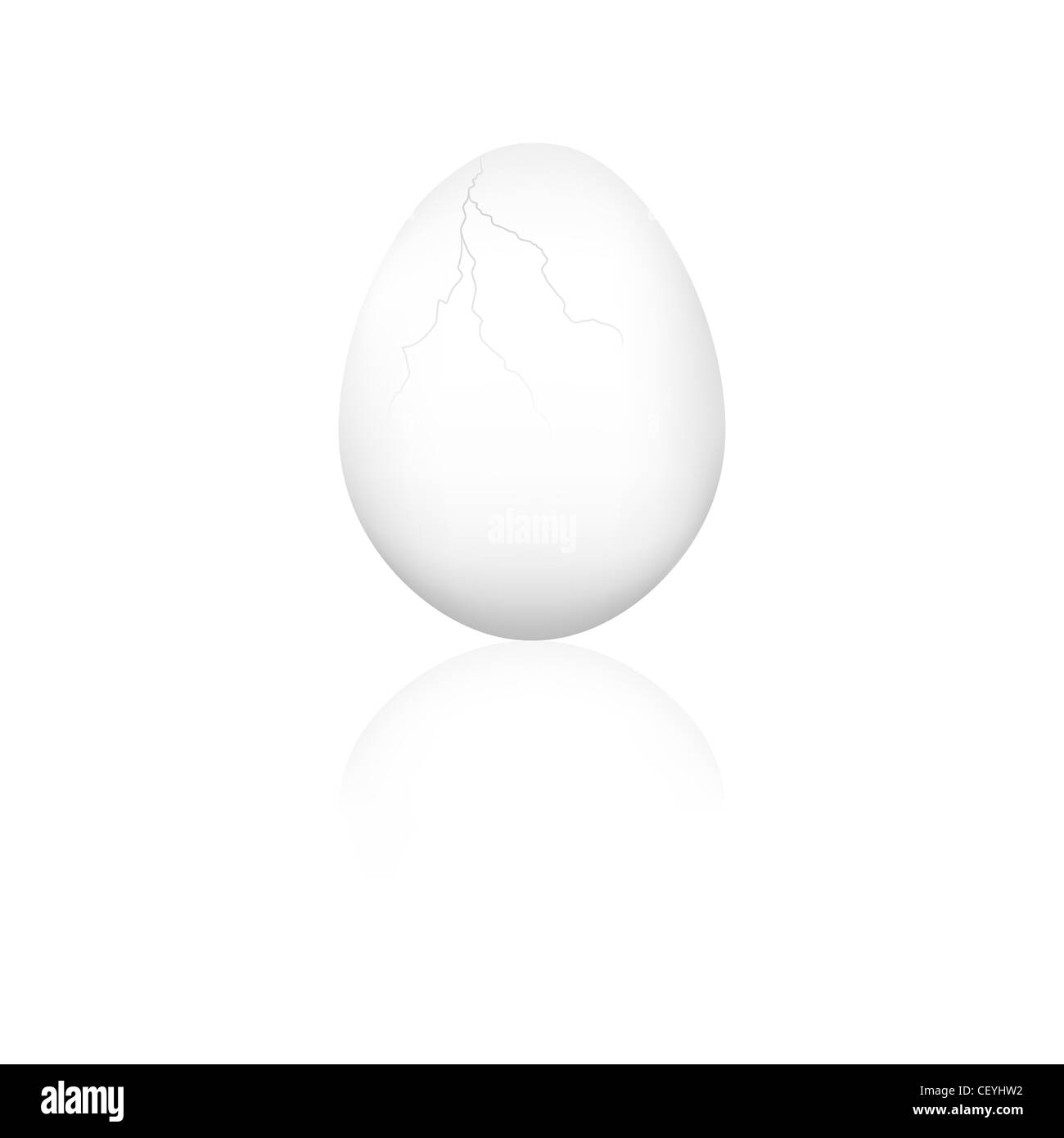 Cracked egg Black and White Stock Photos & Images - Alamy