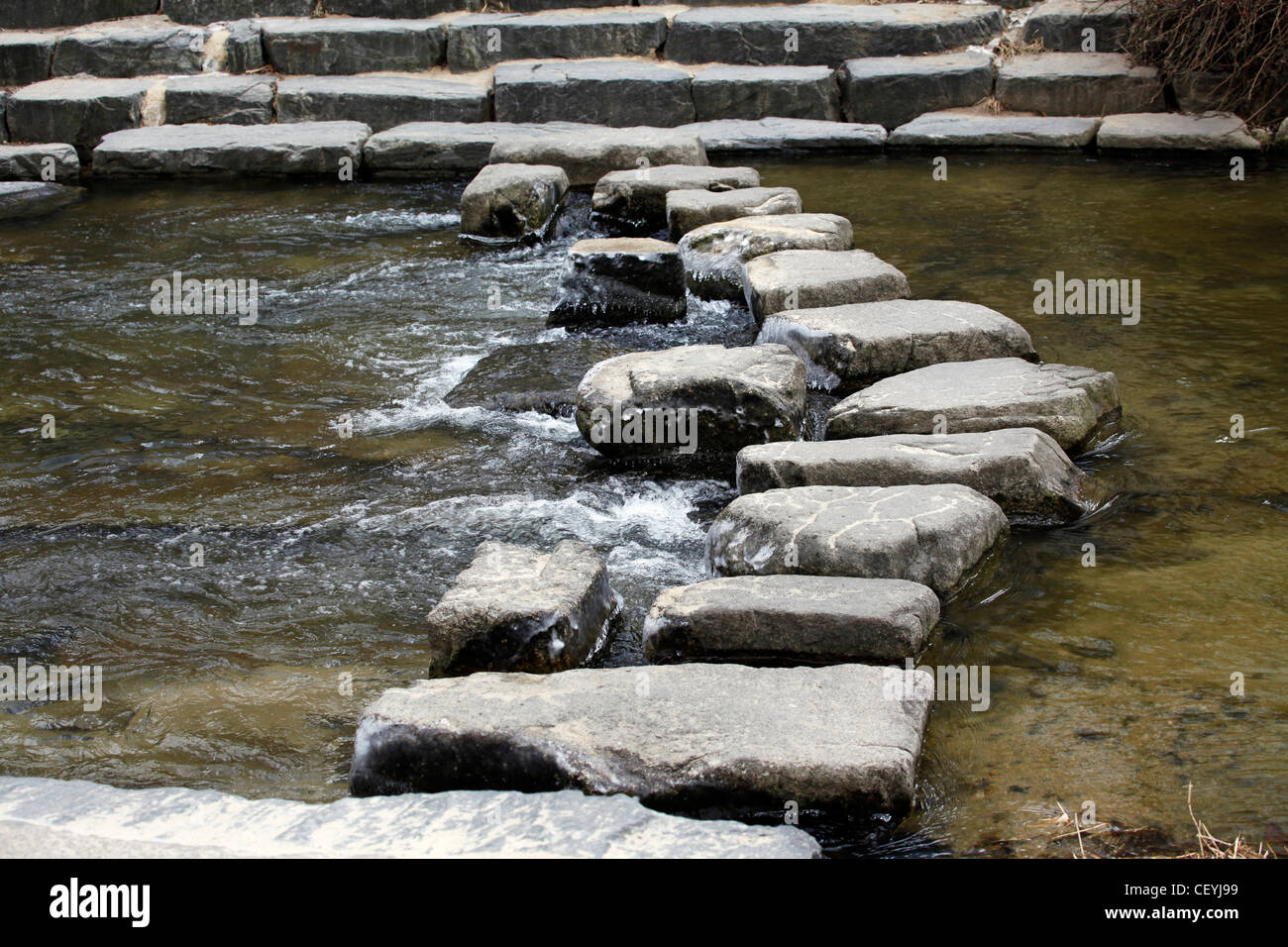 Stepping Stones Through A River
