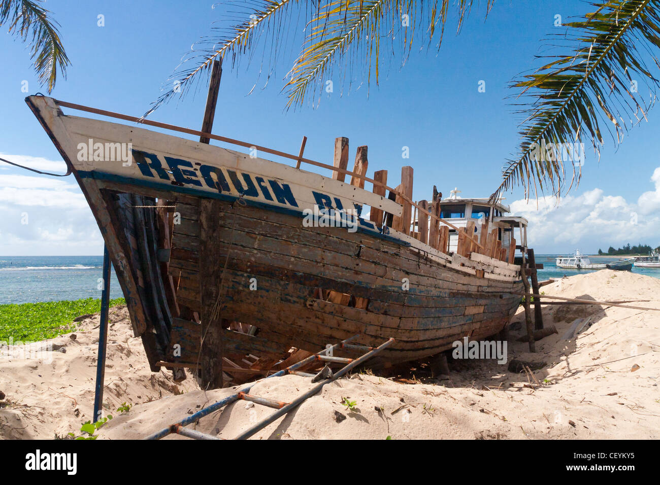 The shipyard of Antalaha, eastern Madagascar Stock Photo - Alamy
