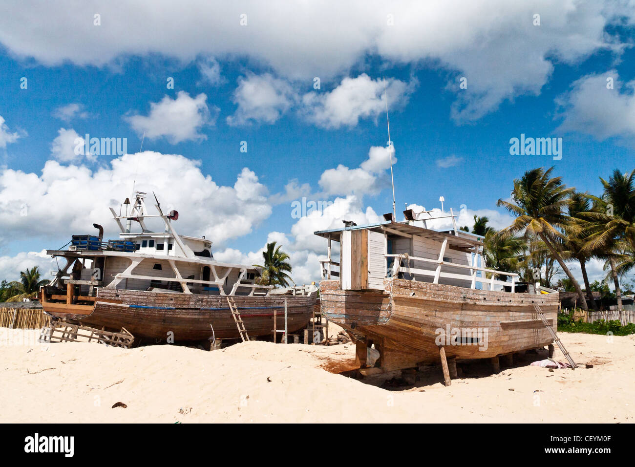 The shipyard of Antalaha, eastern Madagascar Stock Photo - Alamy