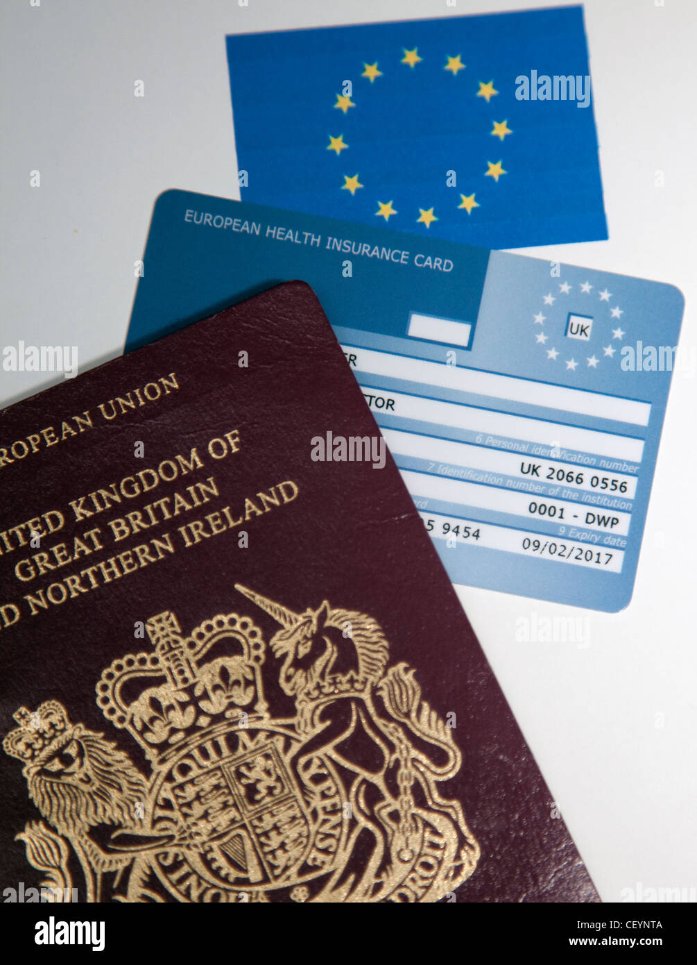 European (Union) Health Insurance Card, London Stock Photo - Alamy