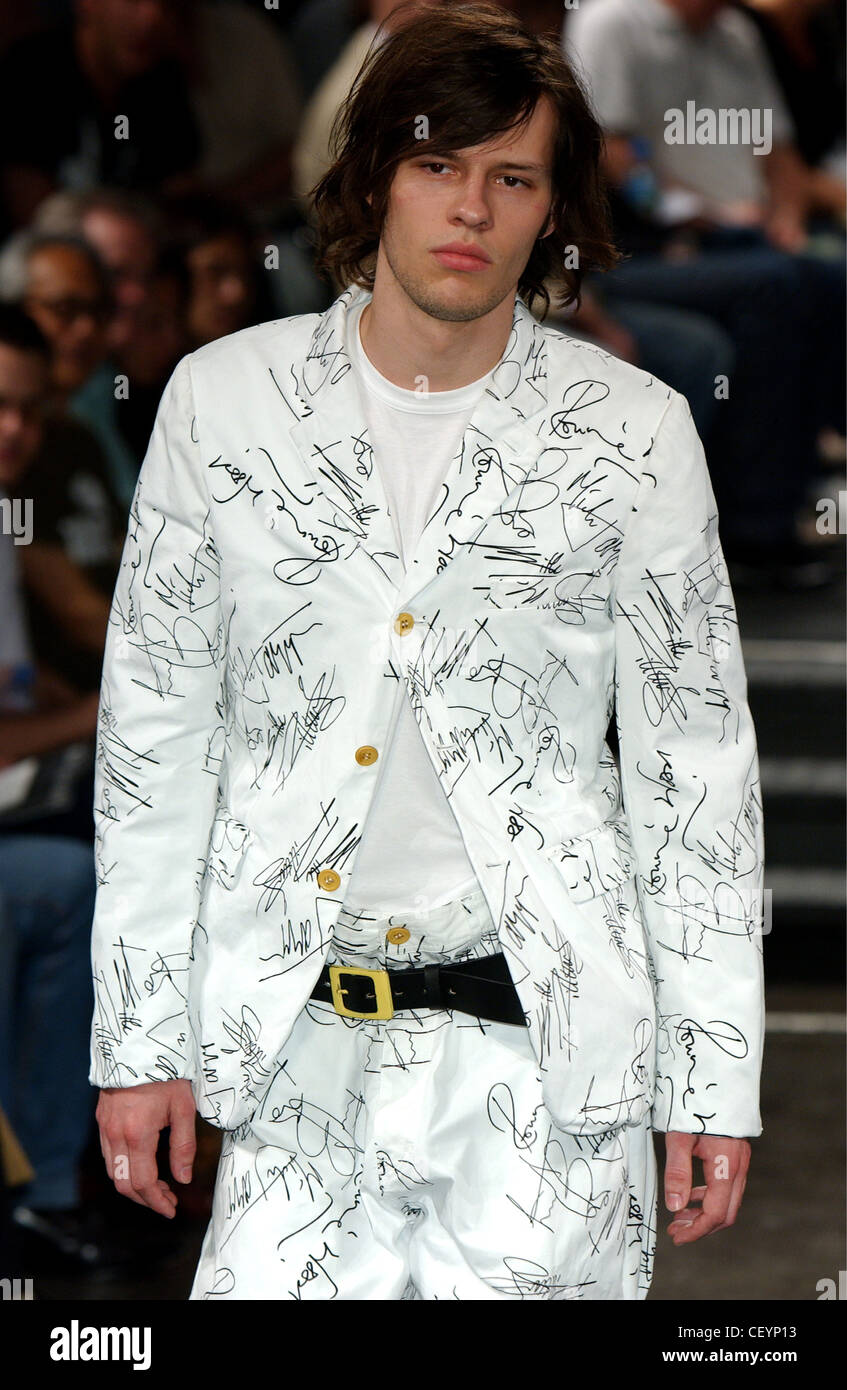 Commes Des Garcons Paris Menswear S S Male model wearing black and ...