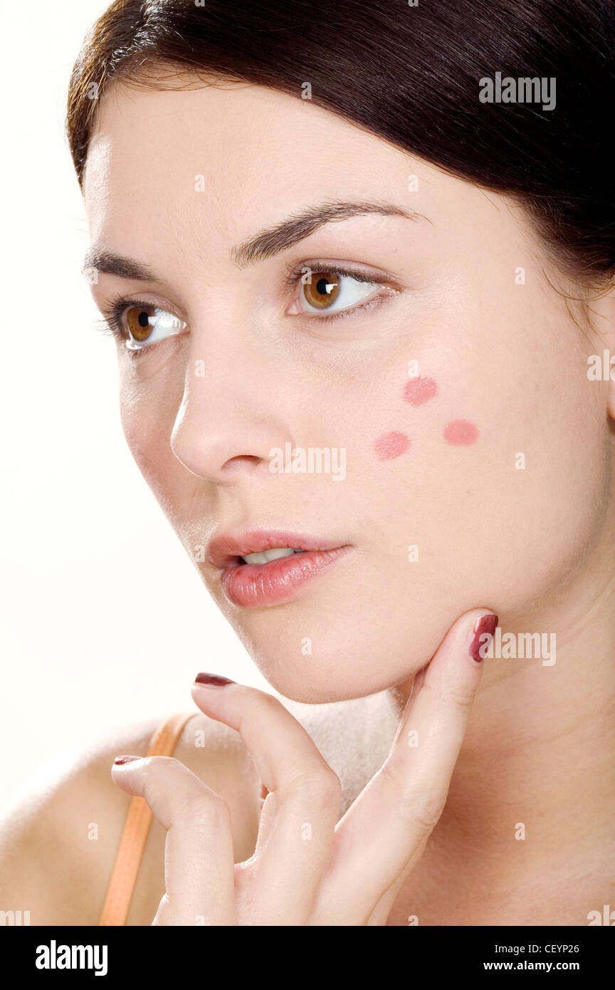 Woman Face Semi Profile