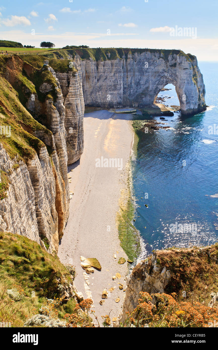 Cliffs of Etretat, Normandy, France Stock Photo - Alamy