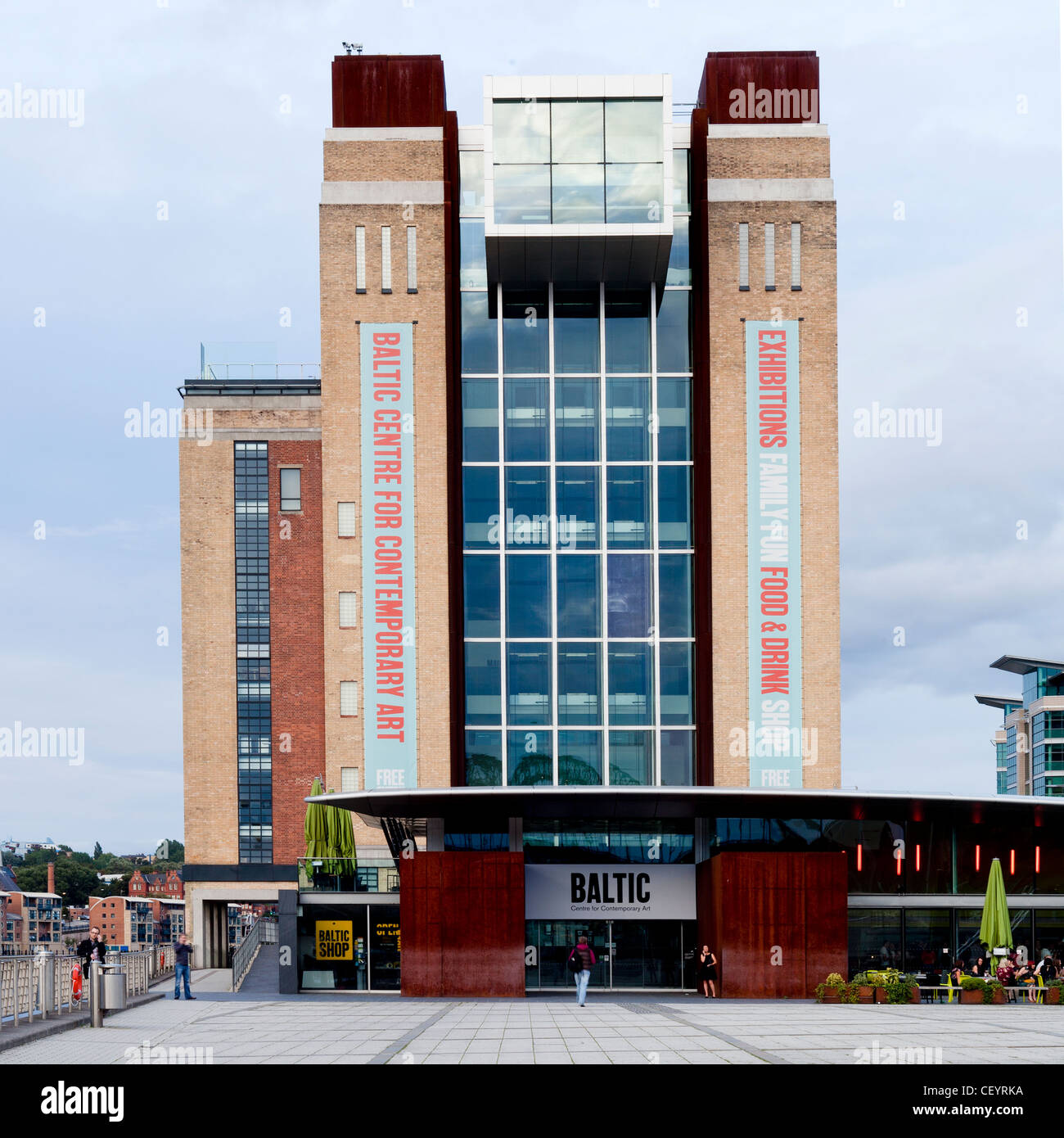 Baltic Centre for Contemporary Art, Gateshead, UK showing main entrance ...
