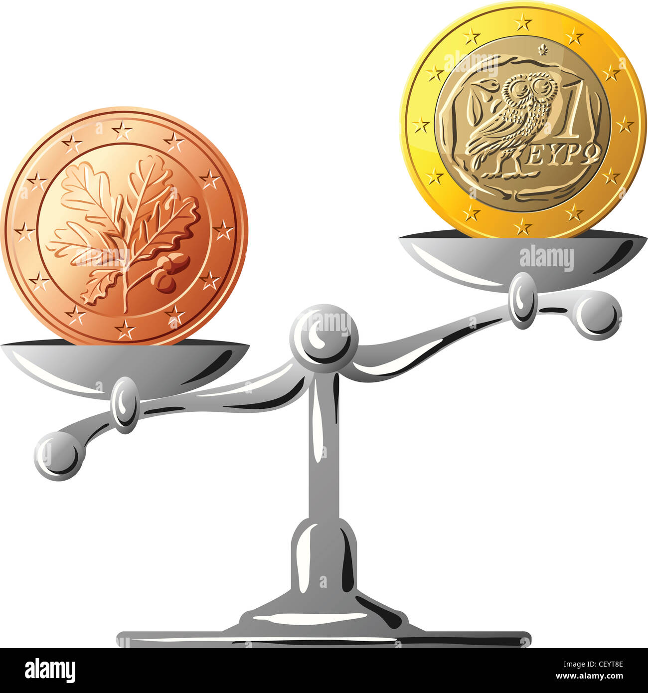 Coin scales hi-res stock photography and images - Alamy