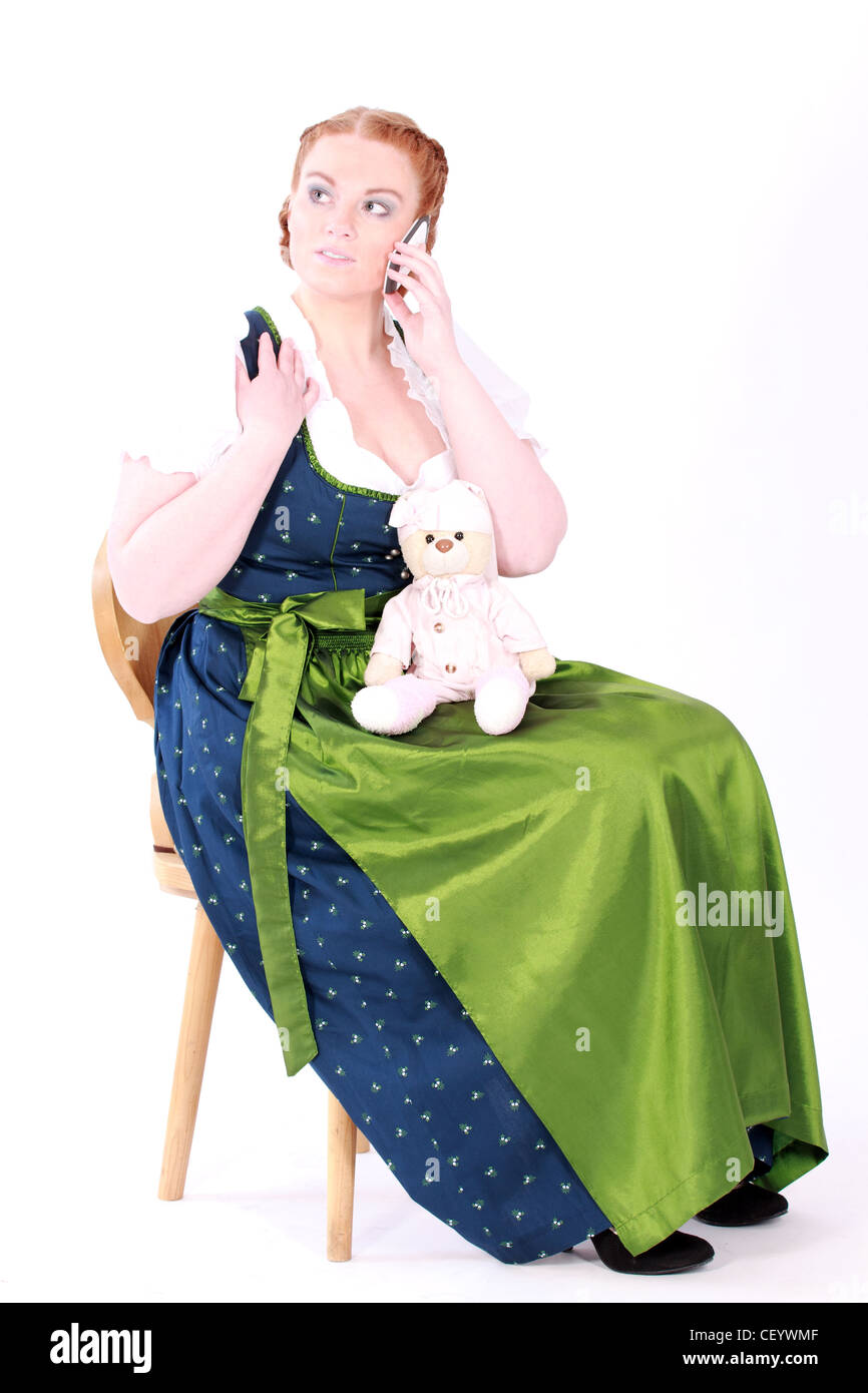 People in traditional dress on Cut Out Stock Images & Pictures - Alamy