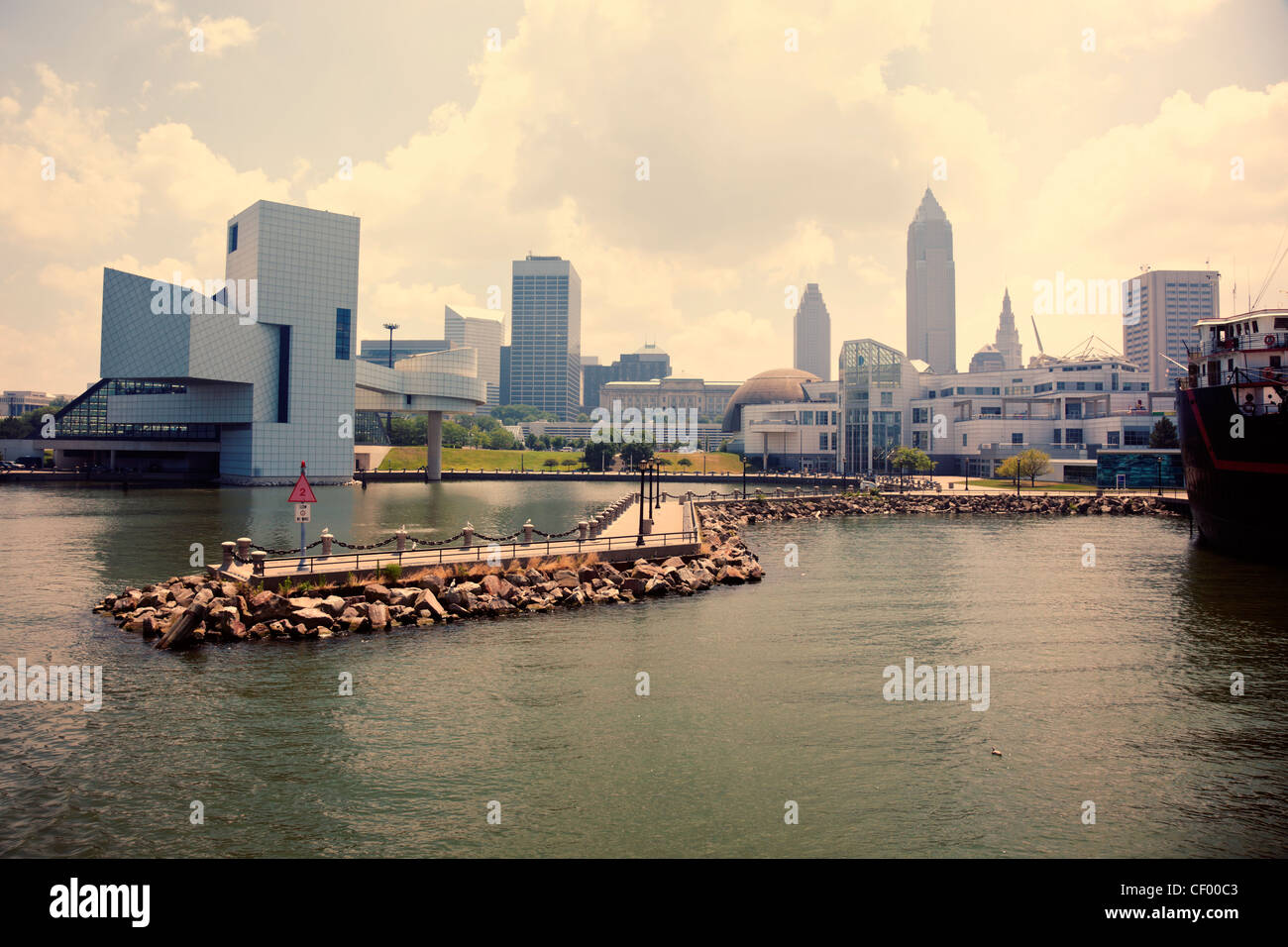 Downtown of Cleveland Stock Photo - Alamy