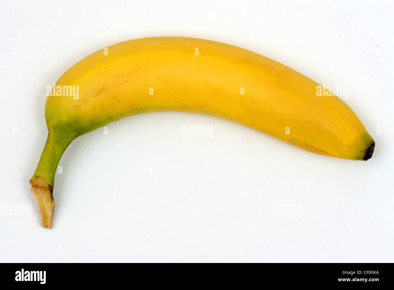A cut out of a banana Stock Photo - Alamy